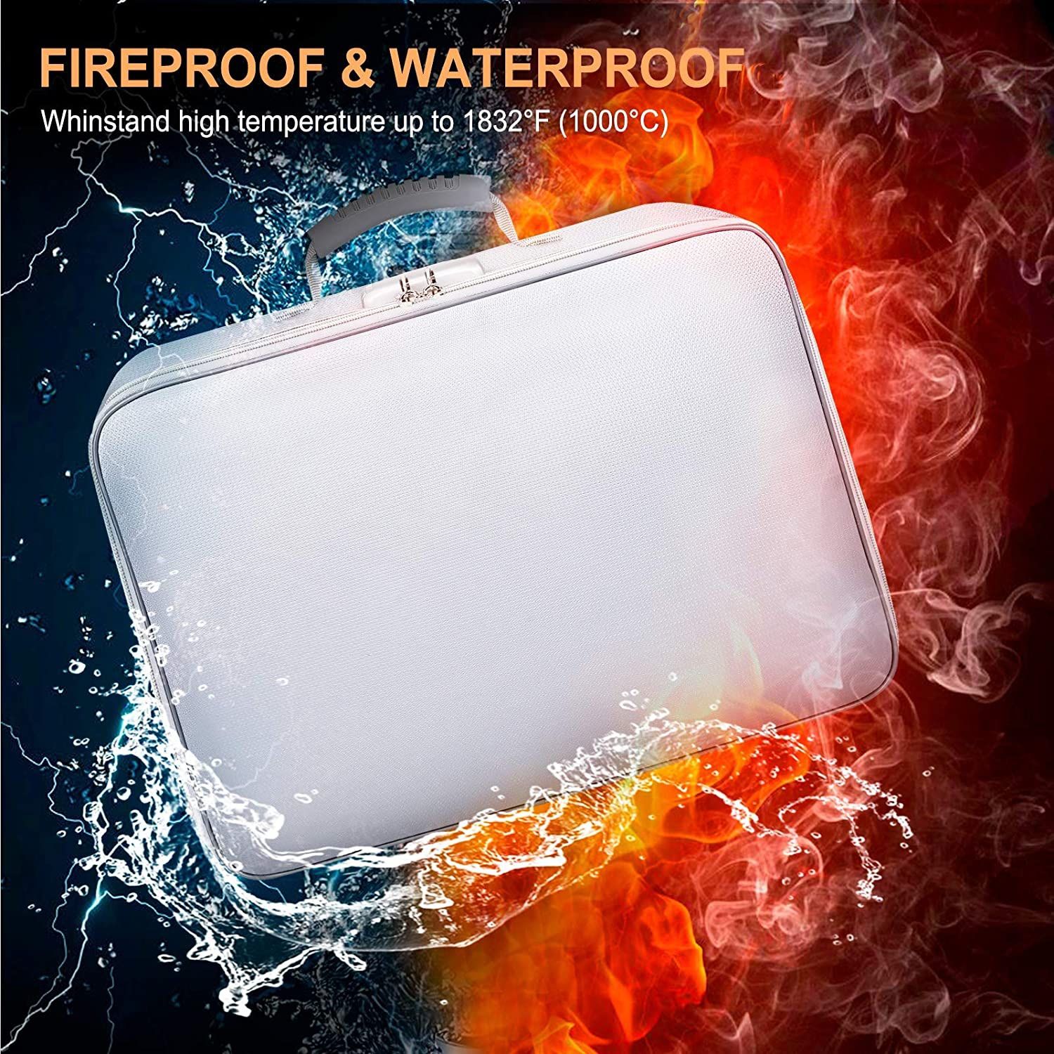 Large Fireproof Waterproof File Storage Bag for Sale in Frederick, MD ...