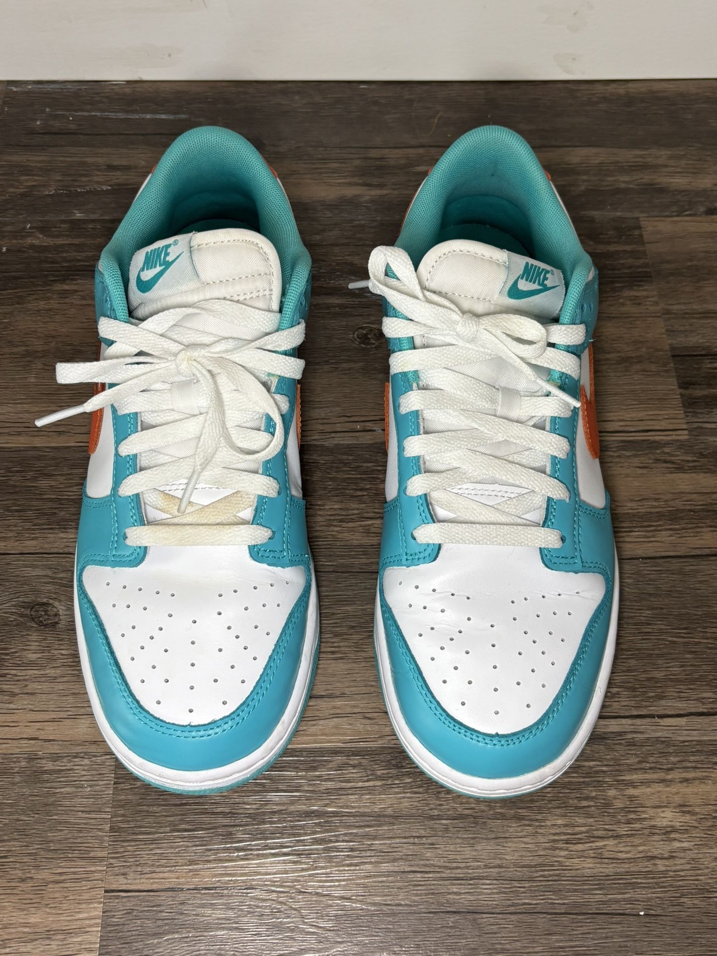 Size 10.5 - Nike Dunk Low Miami Dolphins for Sale in Dallas, TX - OfferUp