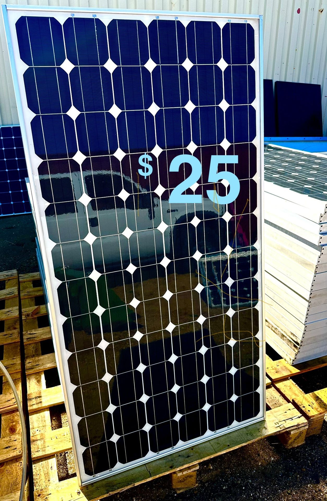 SHARP Solar Panels 185 Watts Like New! USA Made! Mono Crystalline OFF ...