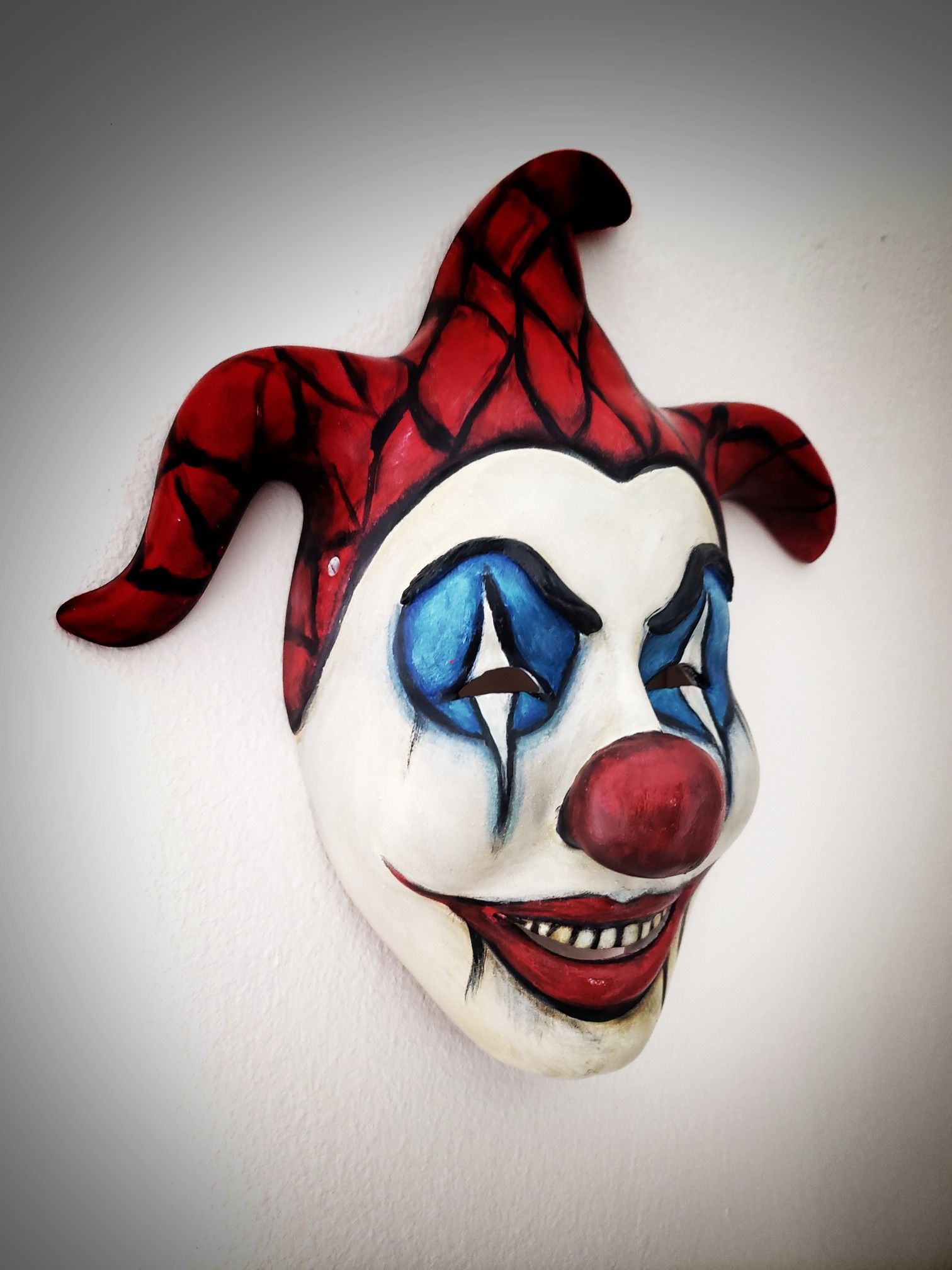 Handpainted ceramic clown jester mask wall decor for Sale in Los ...