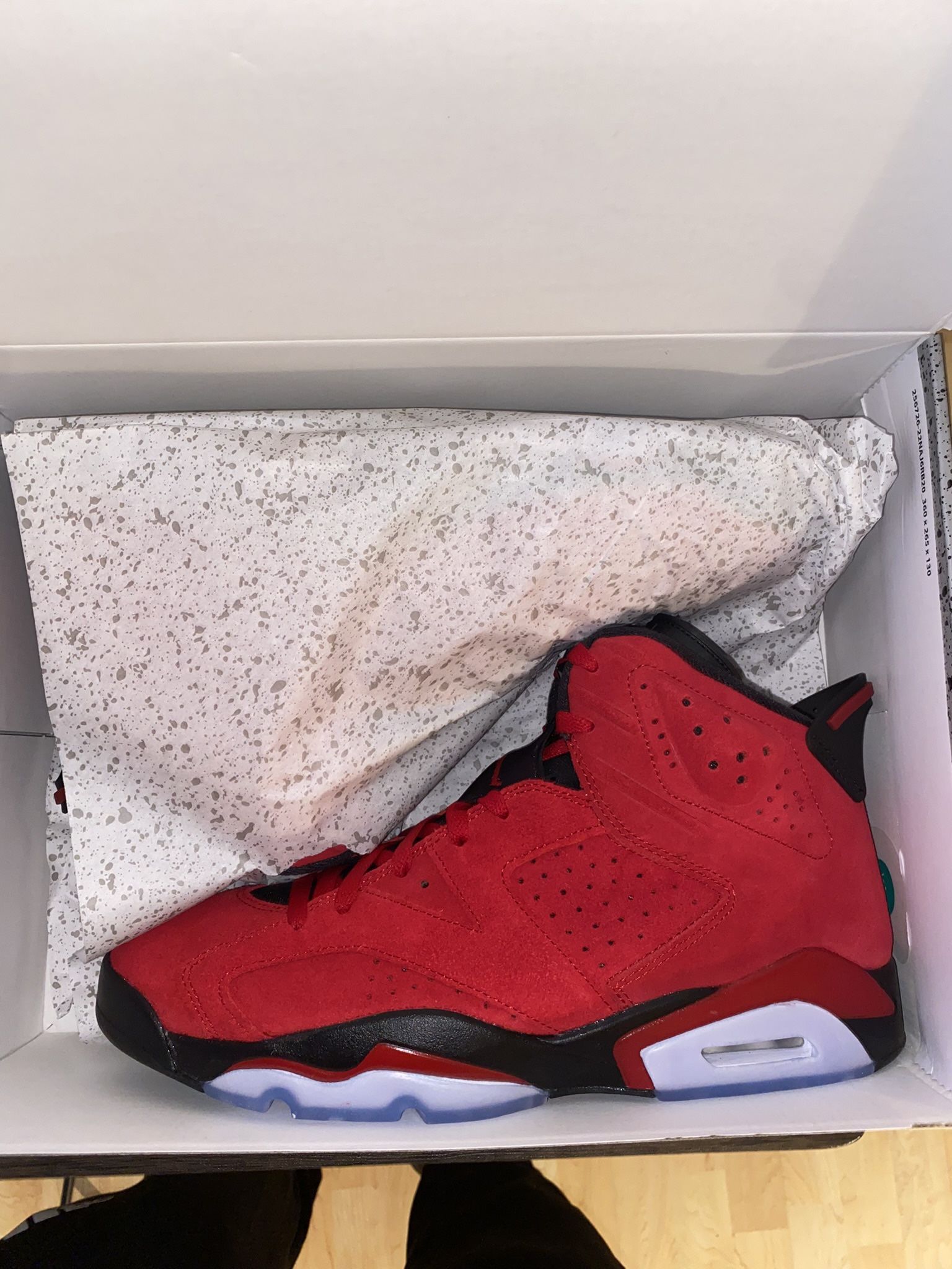 Red Suede 6s