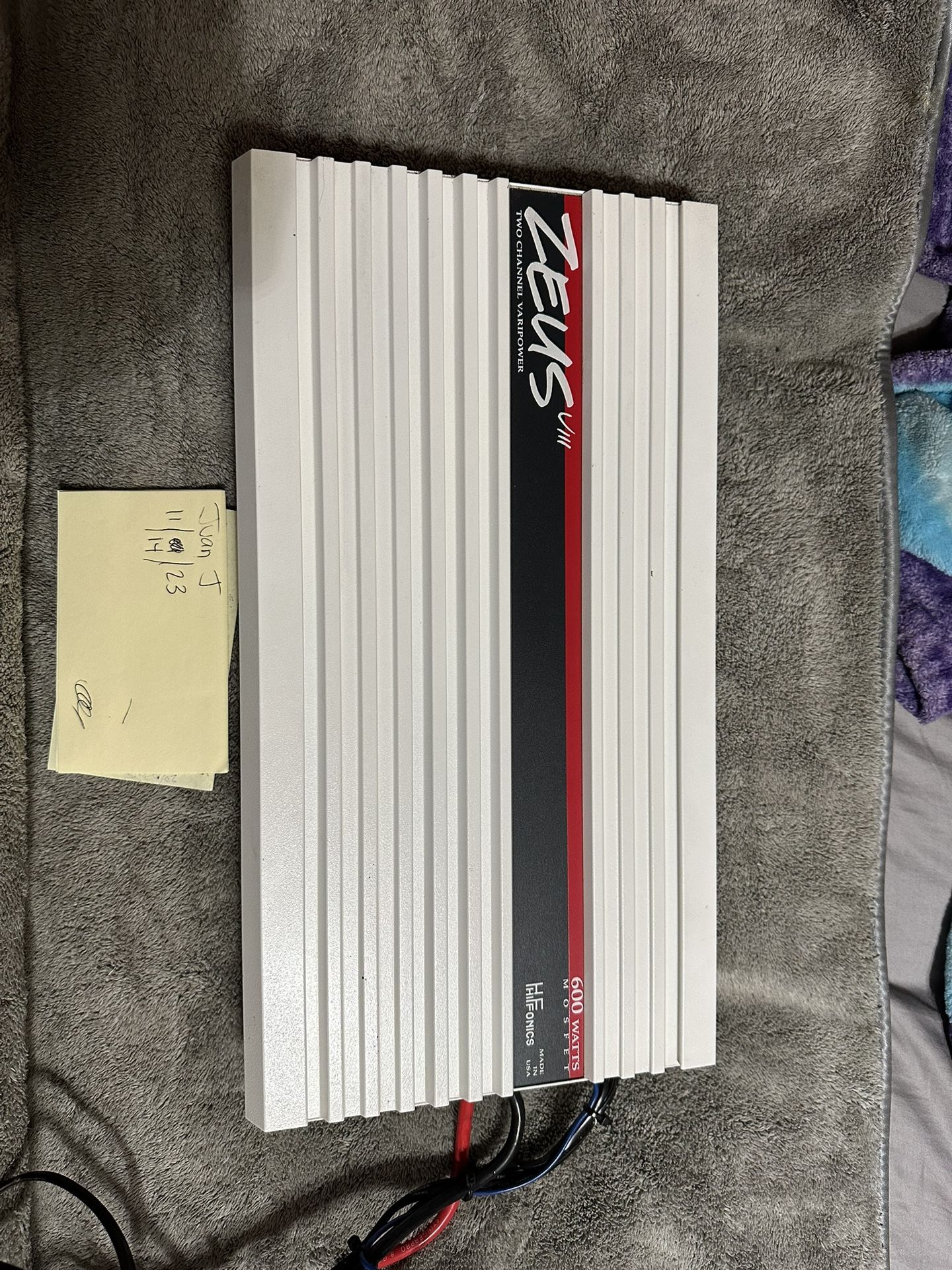 Hifonics Zeus 2 Channel Amp for Sale in Los Angeles, CA - OfferUp