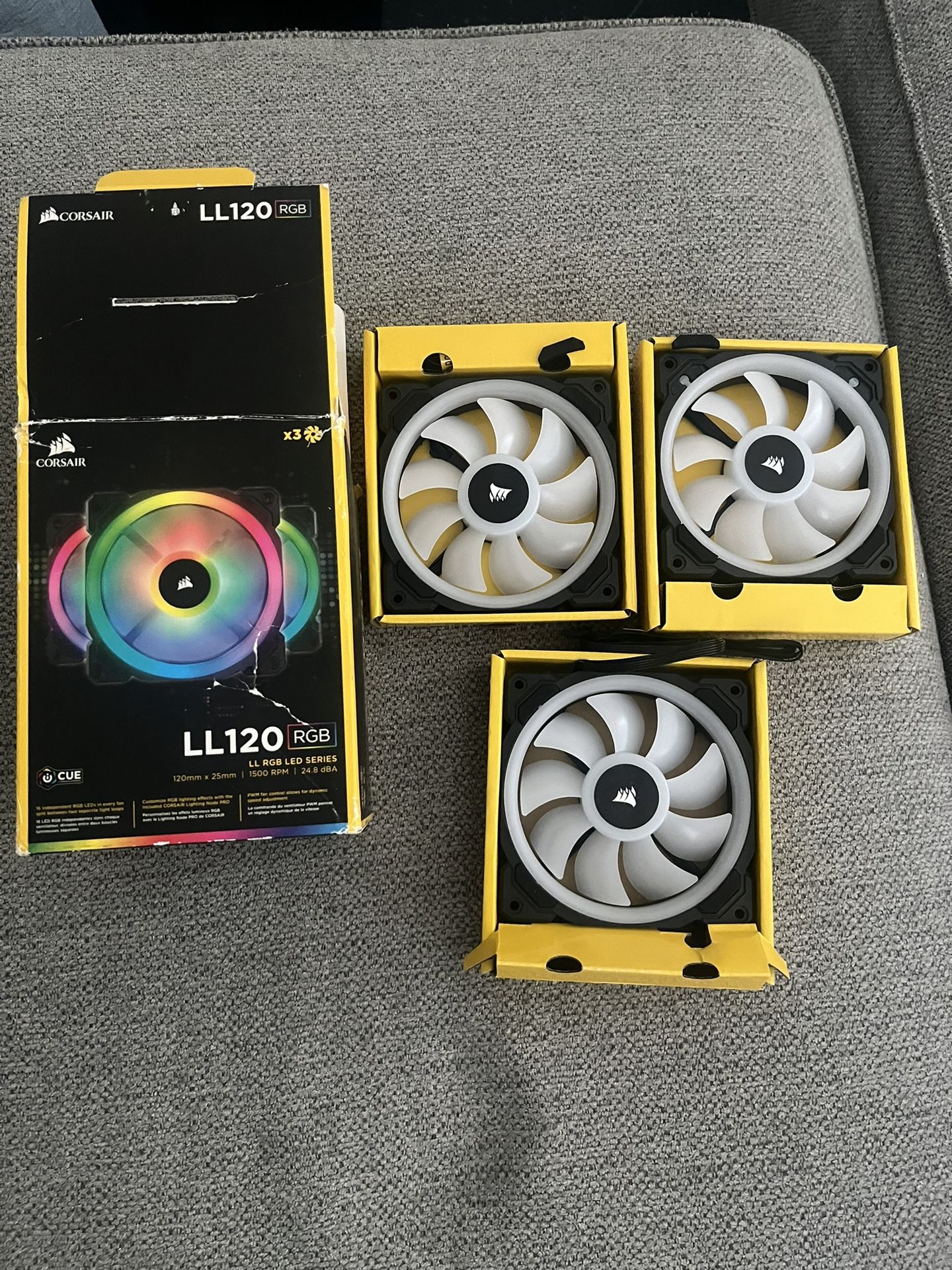 Corsair LL120 RGB 120mm Fans for Sale in Fresno, CA - OfferUp