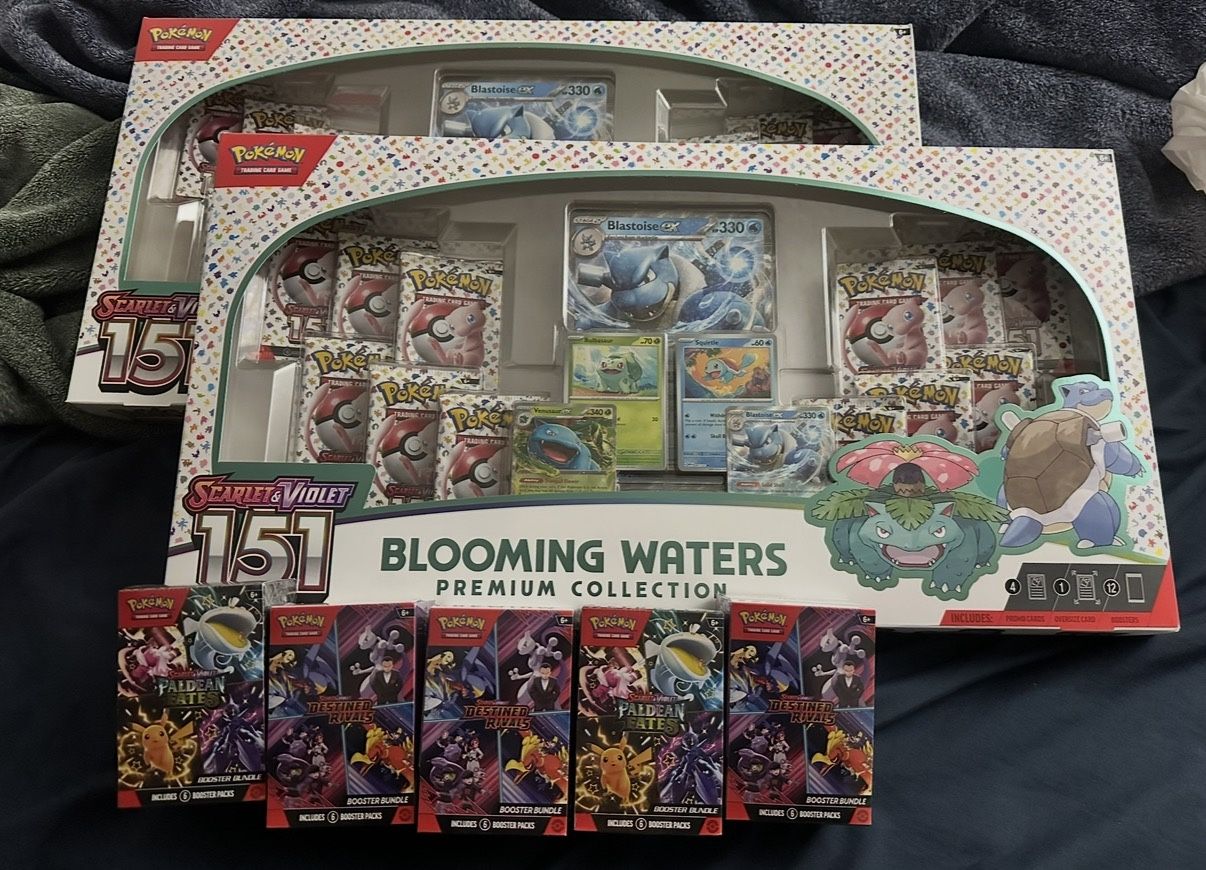 Blooming, Destined Rivals and Paldean Fates Bundles for Sale in Carol ...