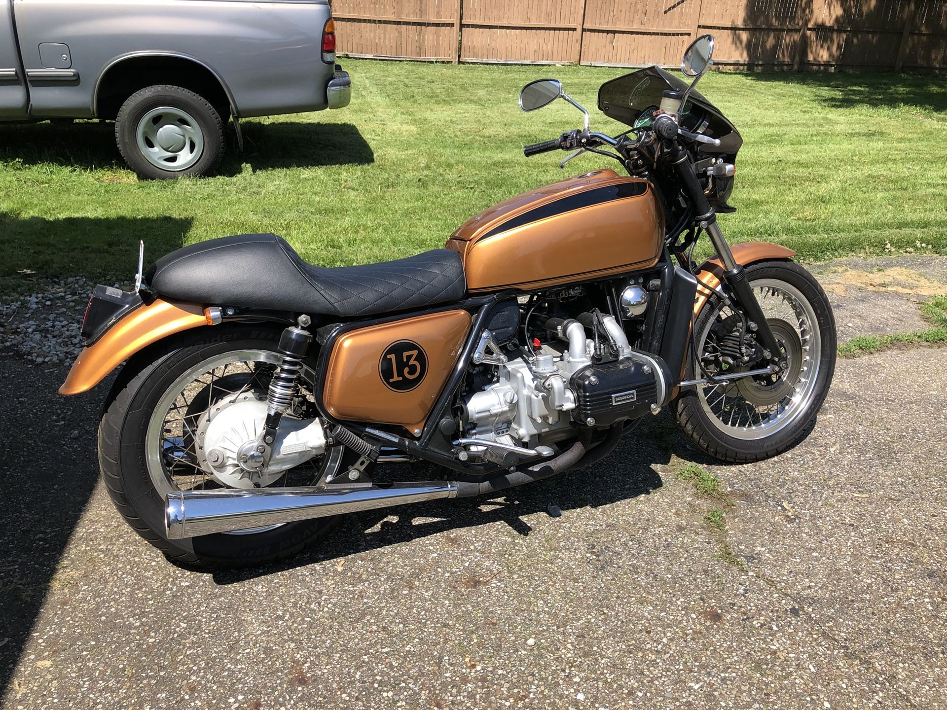 Custom 76 Honda GL1000 cafe racer goldwing for Sale in Akron, OH - OfferUp