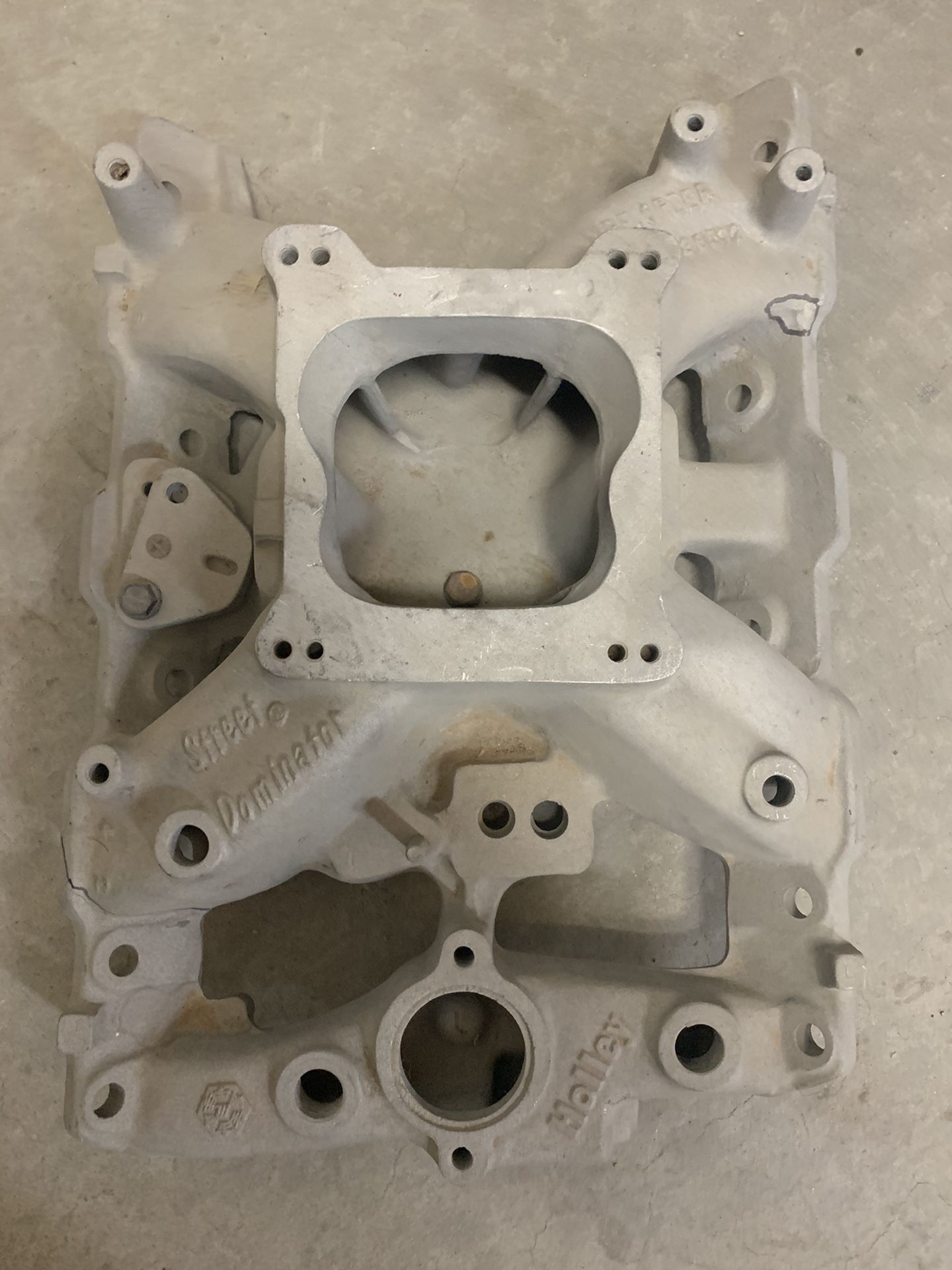 PONTIAC HOLLEY, STREET DOMINATOR INTAKE MANIFOLD 400 455 389 GTO Old ...