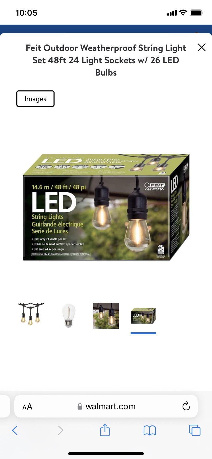 Feit Outdoor LED String light for Sale in Hawthorne, CA - OfferUp