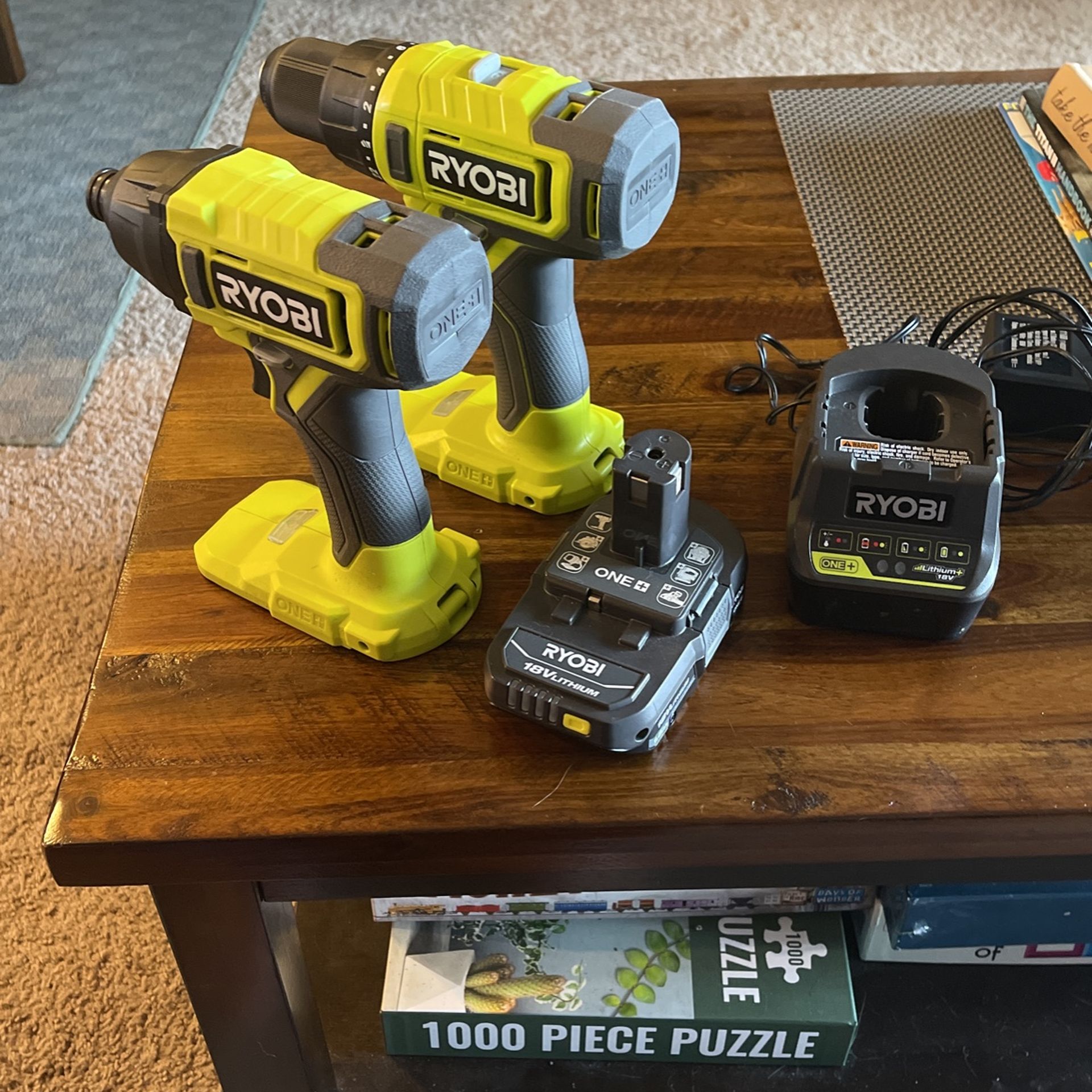 Ryobi One+ 18V Cordless Drill And Impact Driver Kit for Sale in Everett, WA - OfferUp
