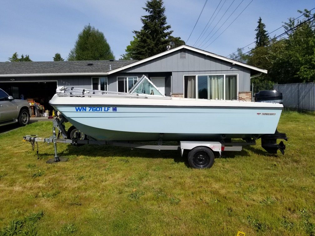 1972 Thunderbird Cathedral Hull Boat for Sale in Tacoma, WA - OfferUp