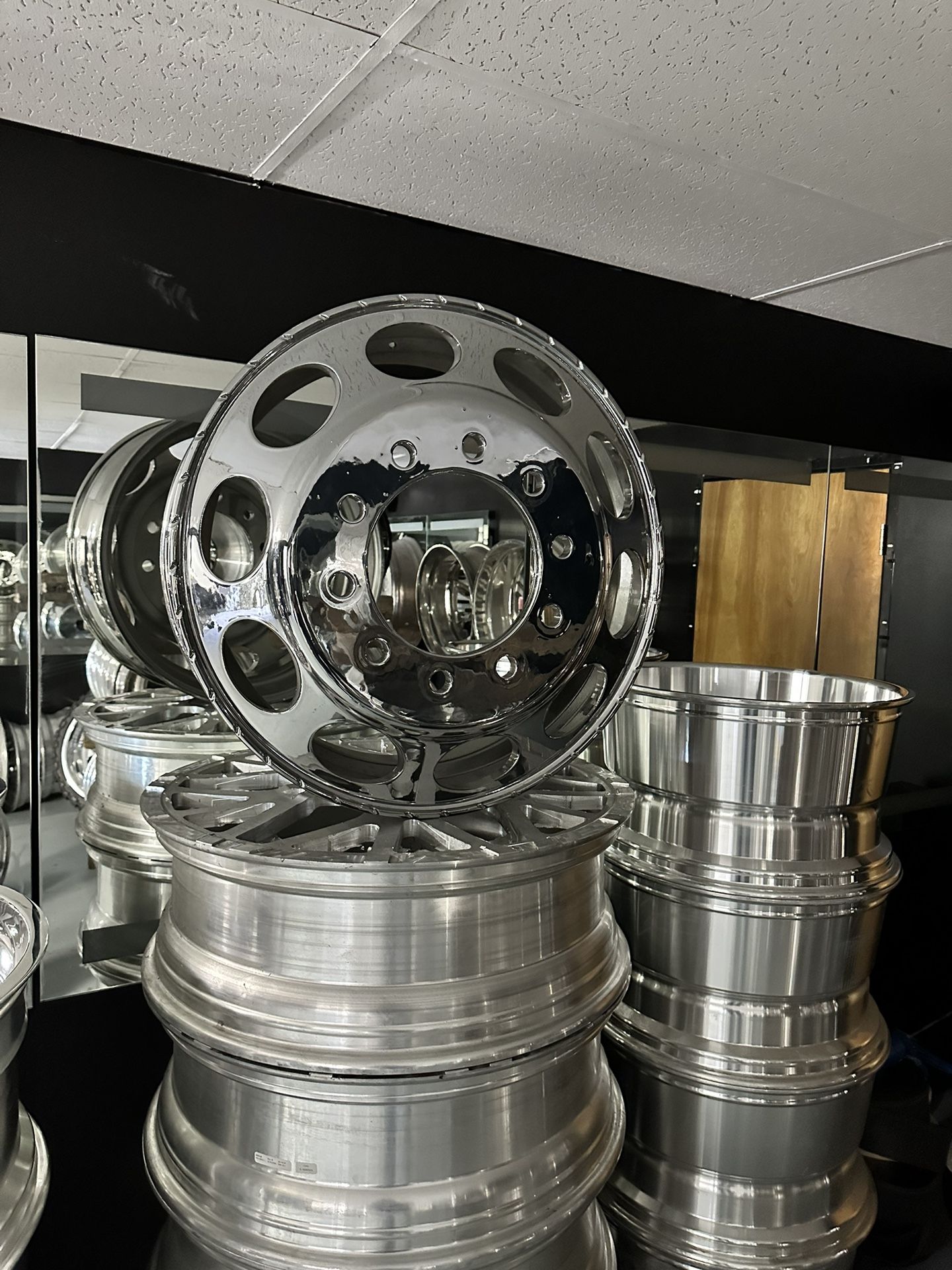 (6) New 24" Black Chrome Dually Rims for Sale in Windsor Hills, CA ...