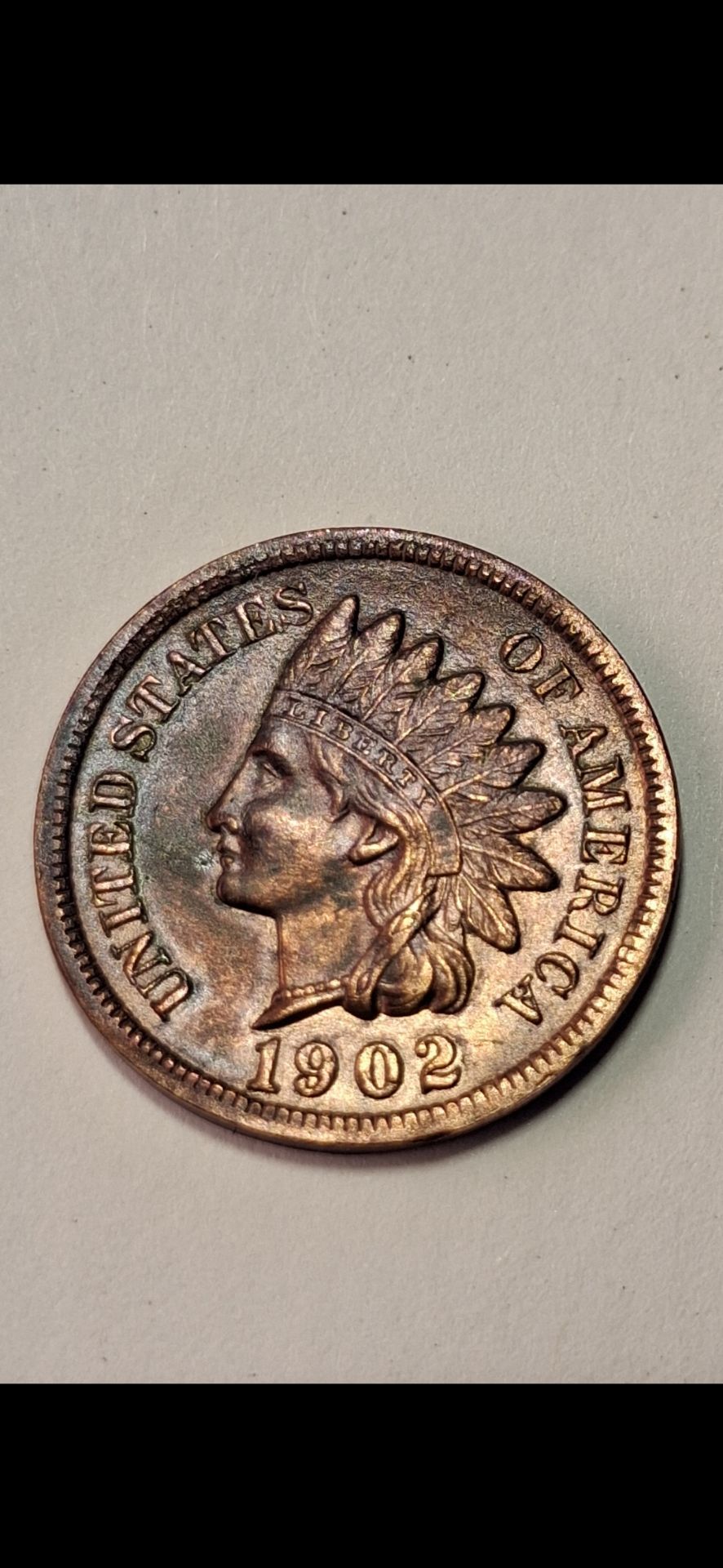 1902 RB Indian head cent reverse rim damage for Sale in Garden Grove ...