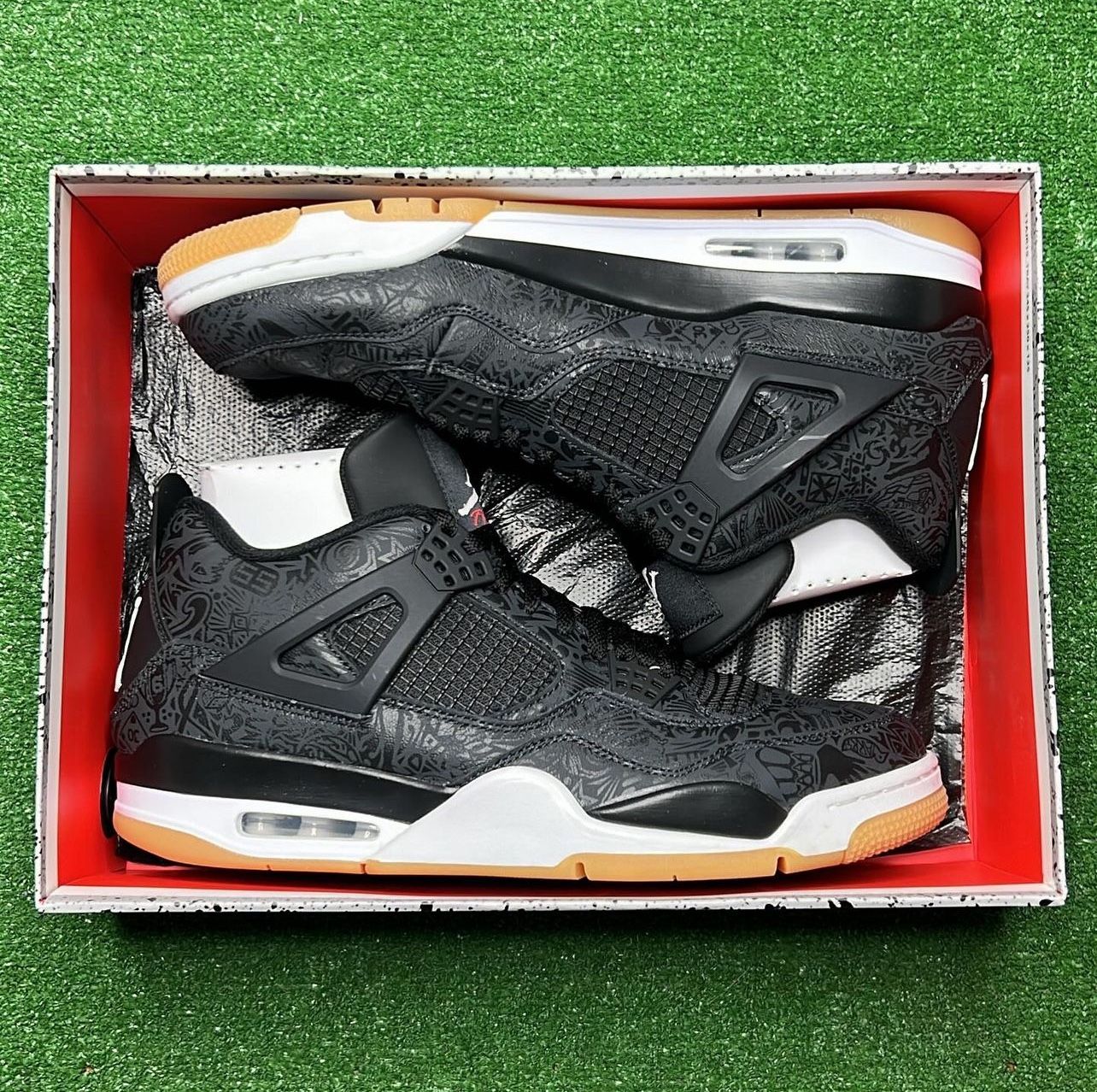 Jordan 4 Retro “ Laser Black Gum “ for Sale in Charlottesville, VA ...