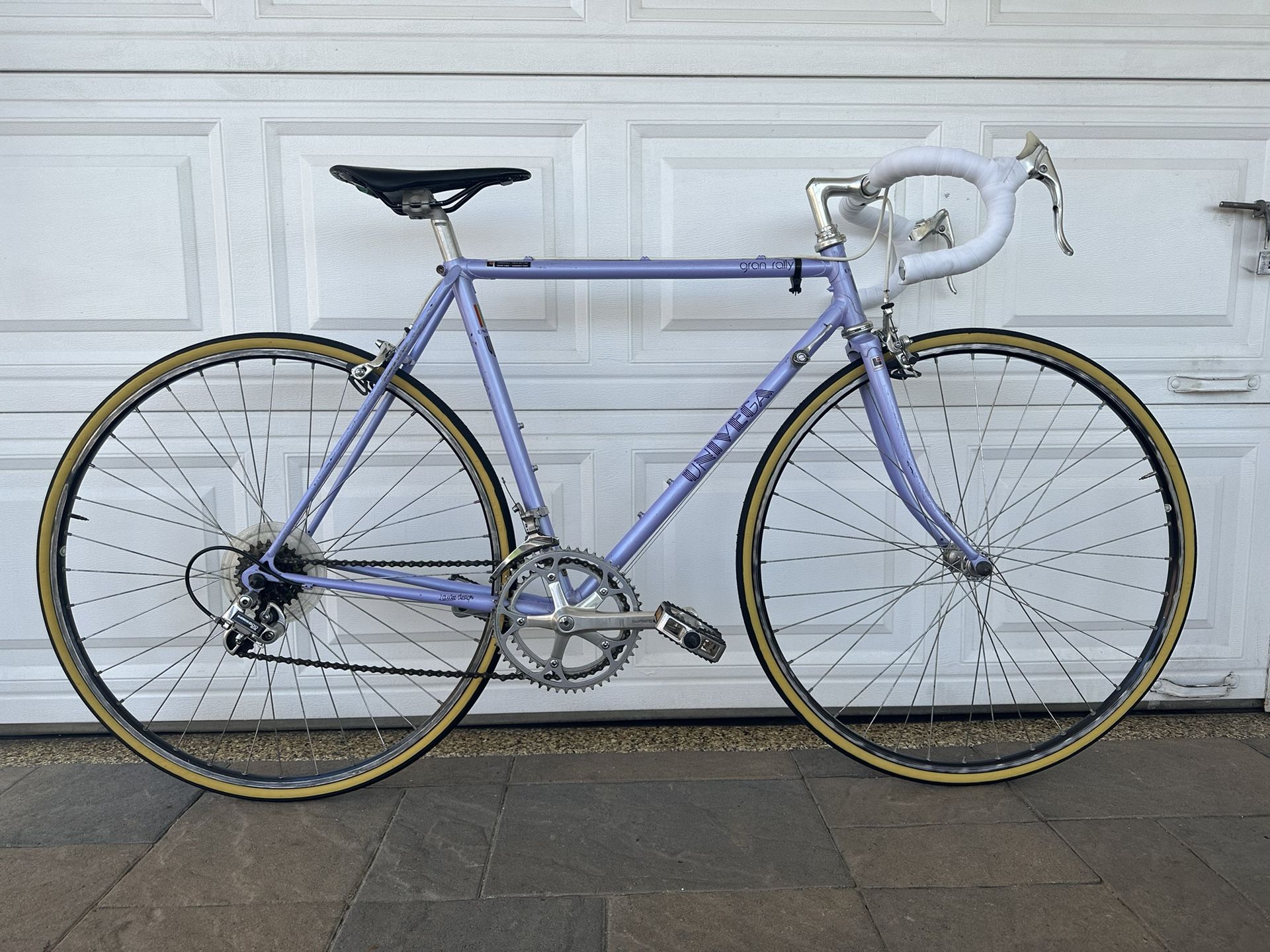 Univega Gran Rally Road Racing Touring Bike Shimano 600 Ultegra Sugino Super Lightweight New ...