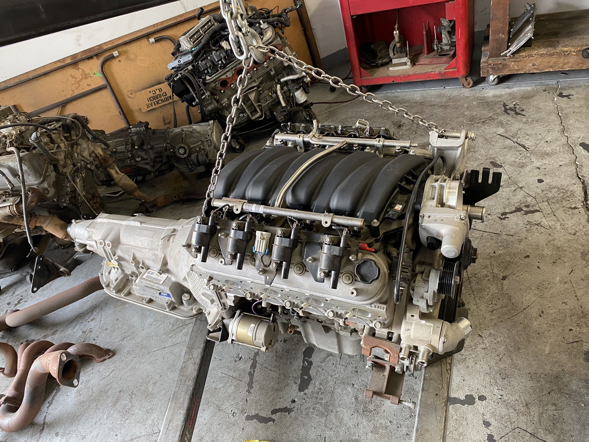 Brand new GM ls7 crate engine new 4l80 harness swap Ls1 ls2 ls3 ls9 c6 ...