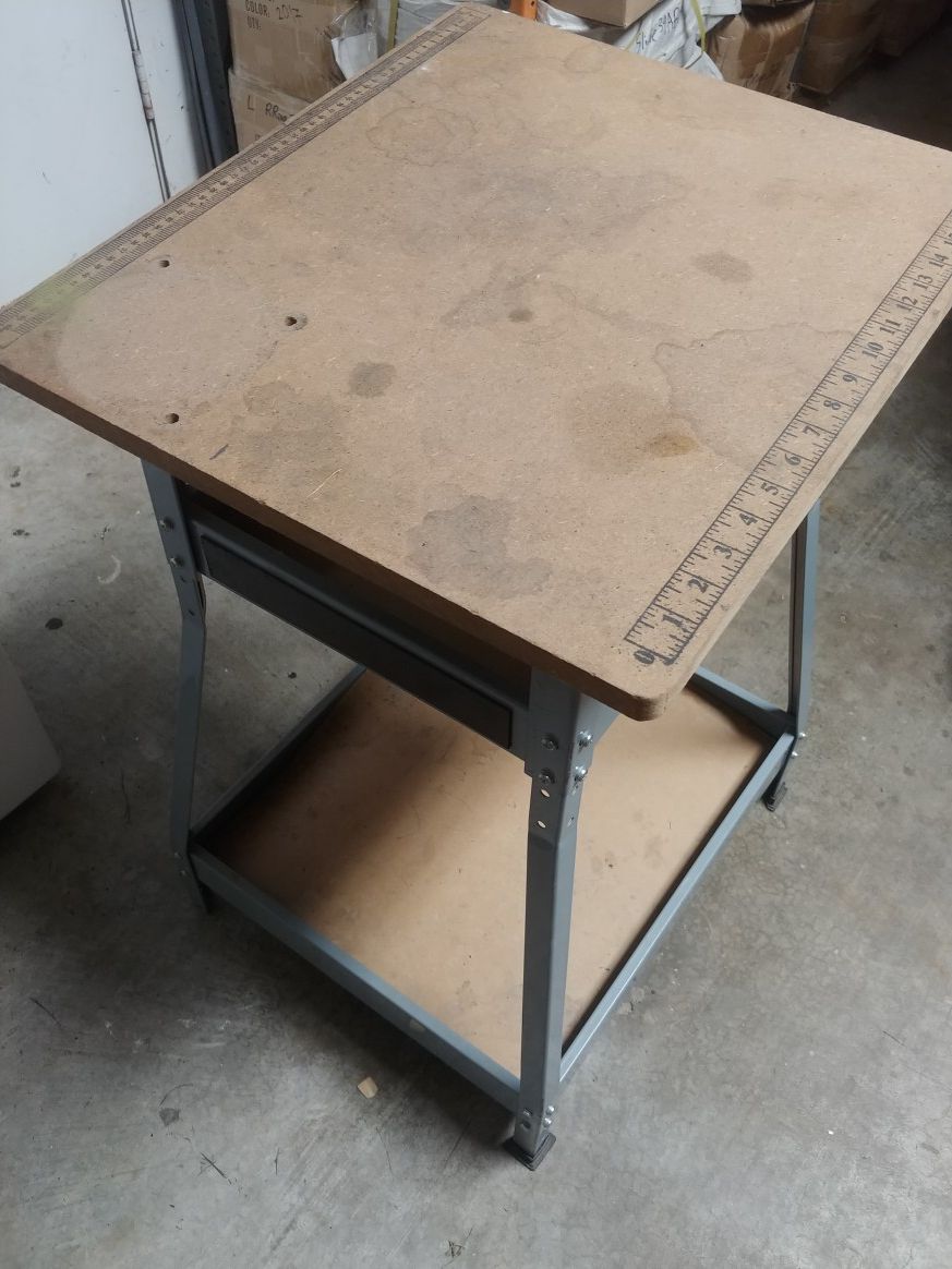 U.S. General adjustable height heavy duty workstation Harbor Freight ...