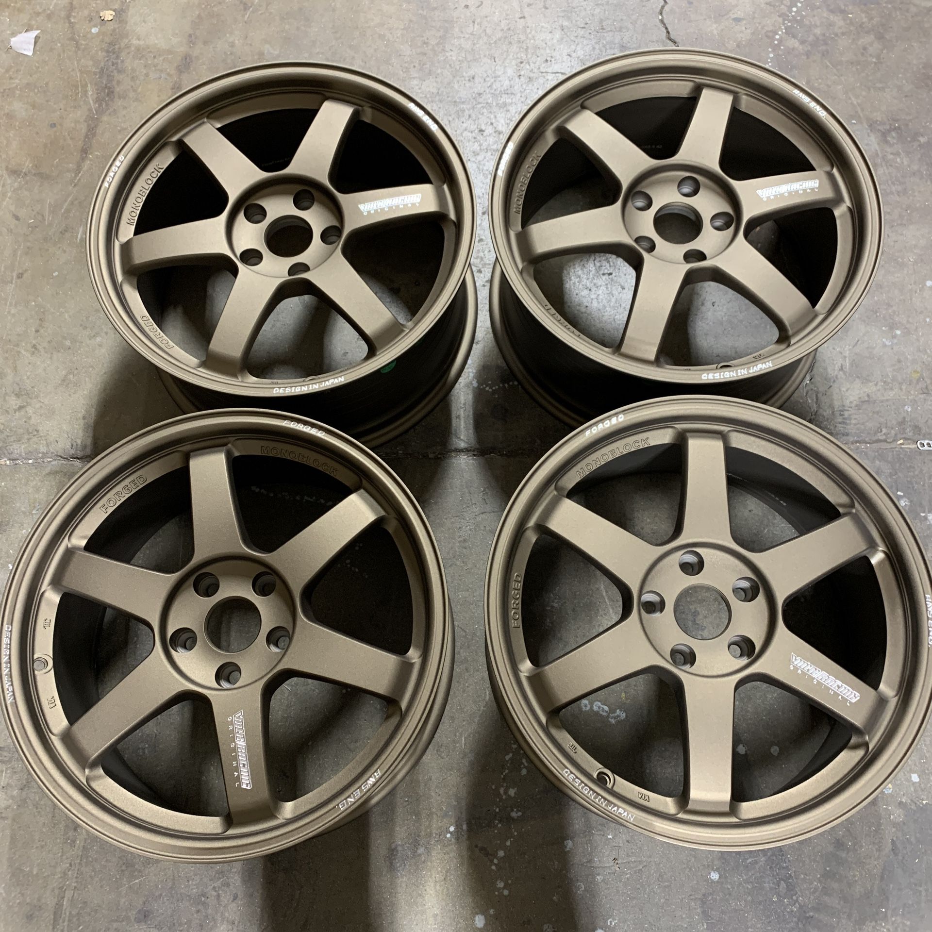 Volk Racing Style Te Wheels 18 Inch 18x8.5 +42 for Sale in El Monte, CA ...