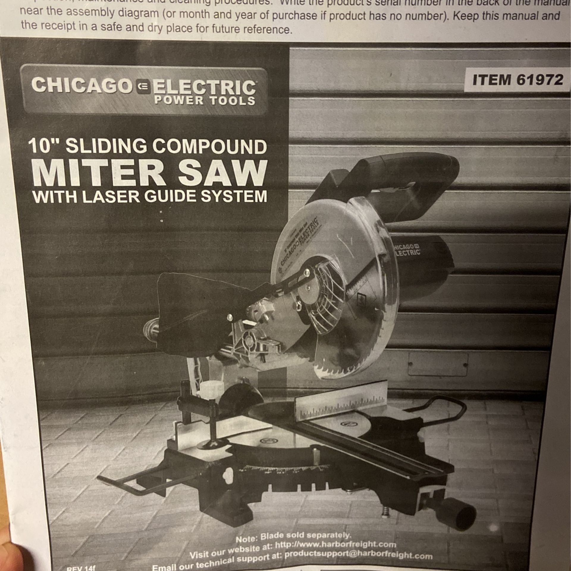 CHICAGO ELECTRIC Miter Saw for Sale in Greensboro, NC - OfferUp