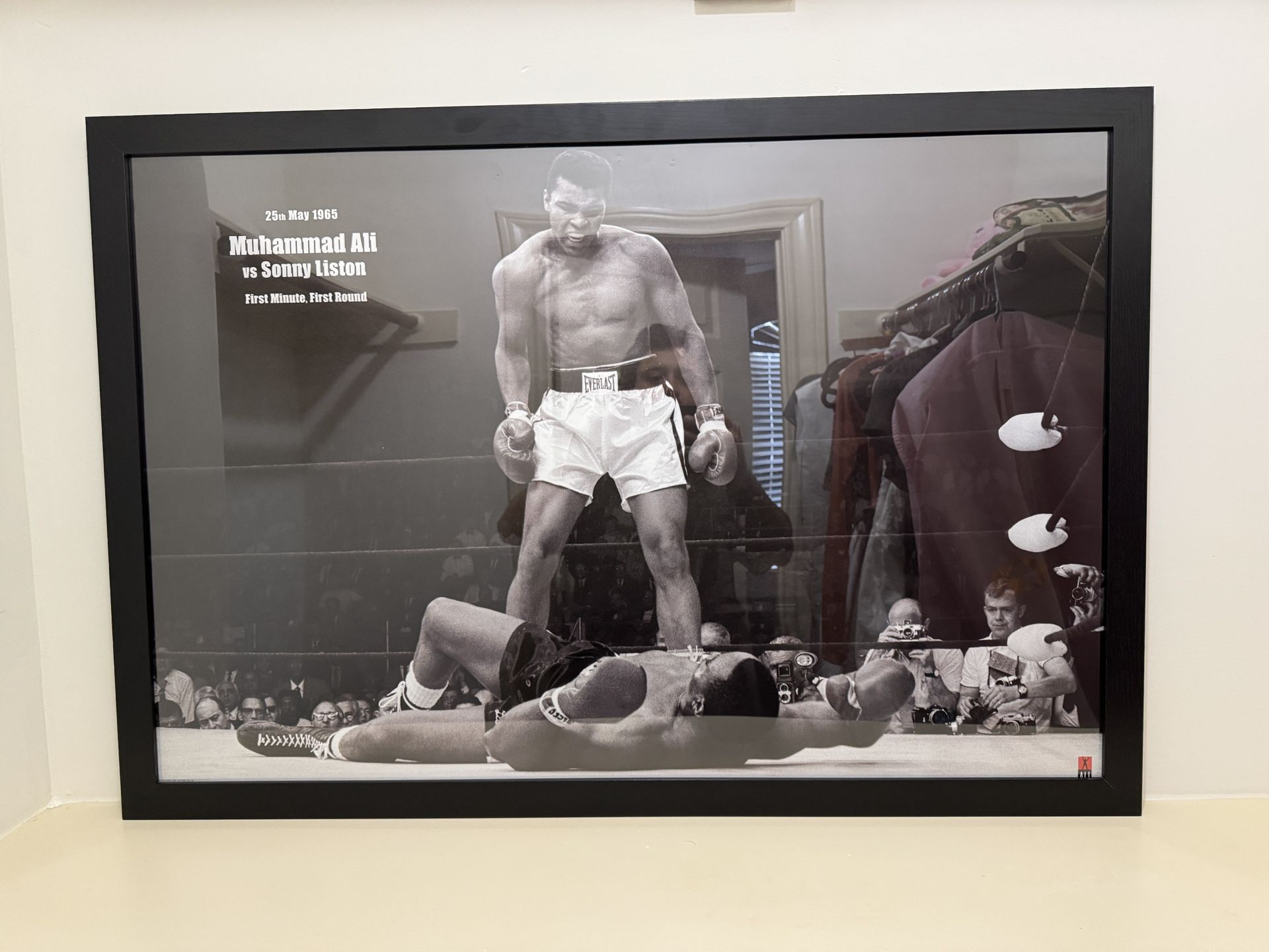 Ali Vs Liston Framed Poster (26X38) for Sale in Houston, TX - OfferUp