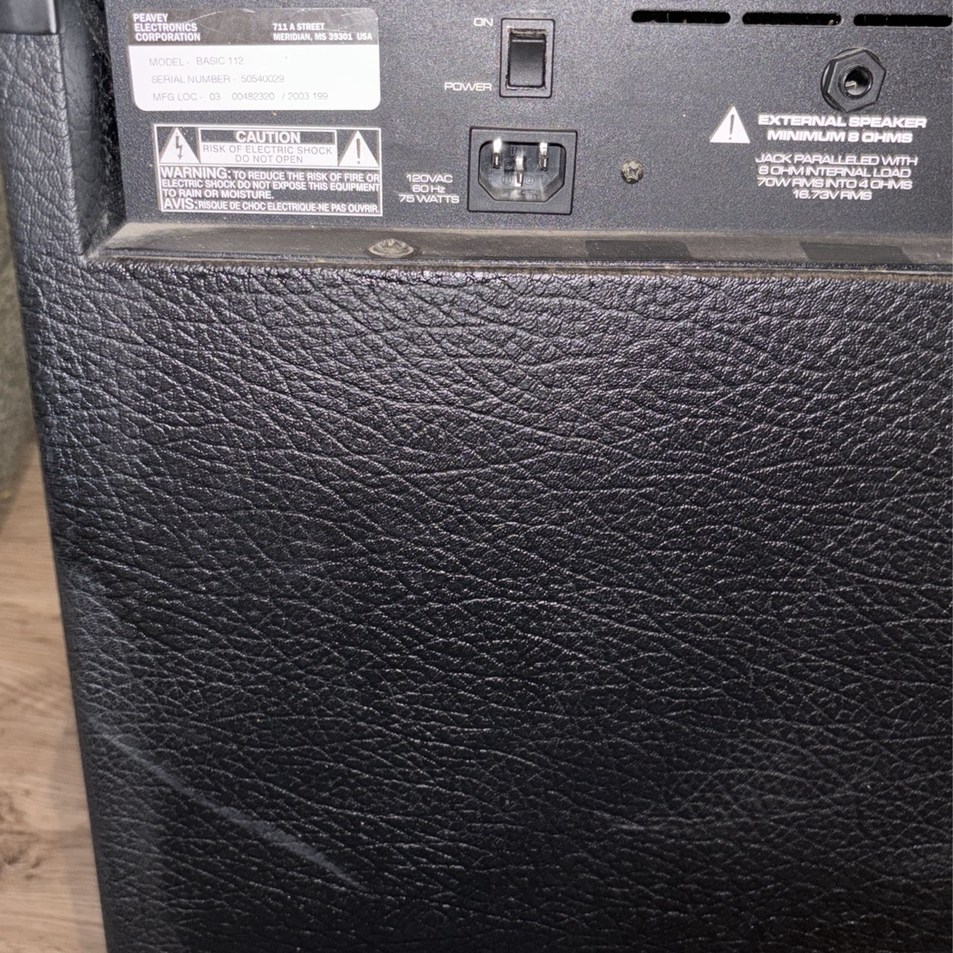Peavy basic 112 Bass amp for Sale in San Antonio, TX - OfferUp