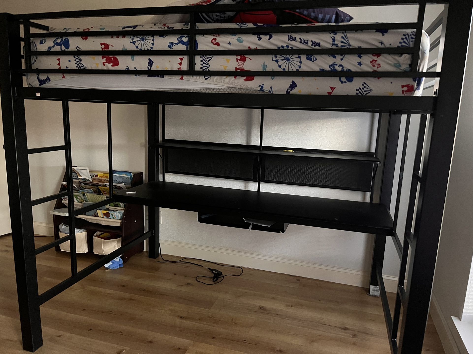 Full Size Loft Style Bunk Bed (frame Only No Mattress) for Sale in Deer ...