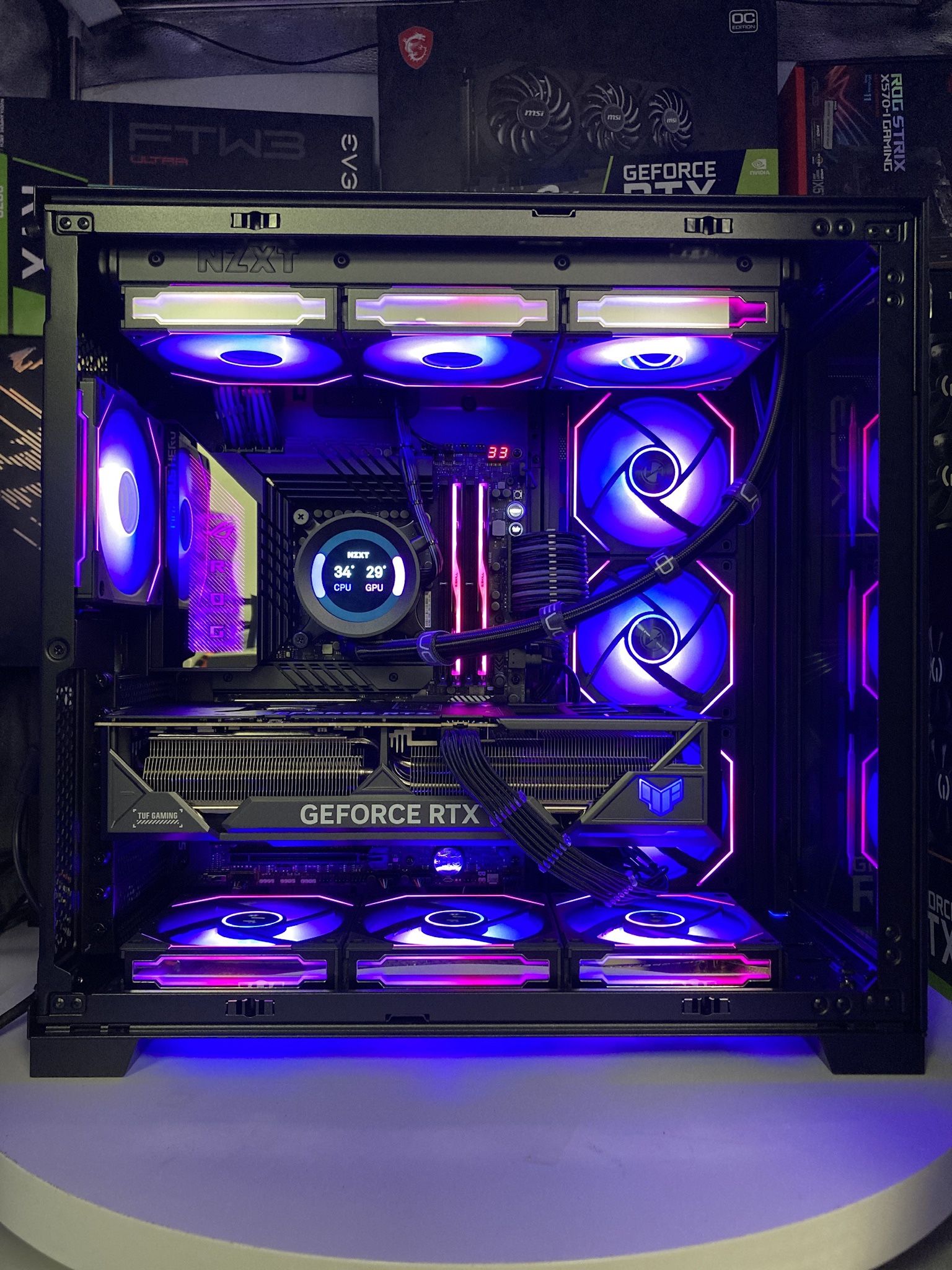 Ultimate RTX 4090 Gaming Video Editing Rendering Workstation Desktop PC ...