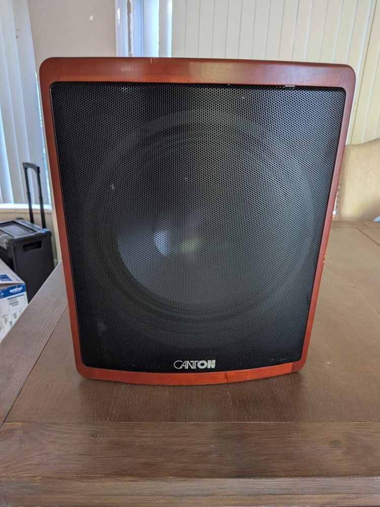 Canton Ergo AS 650 SC Subwoofer 250 Watt Cherry Wood Germany for Sale ...