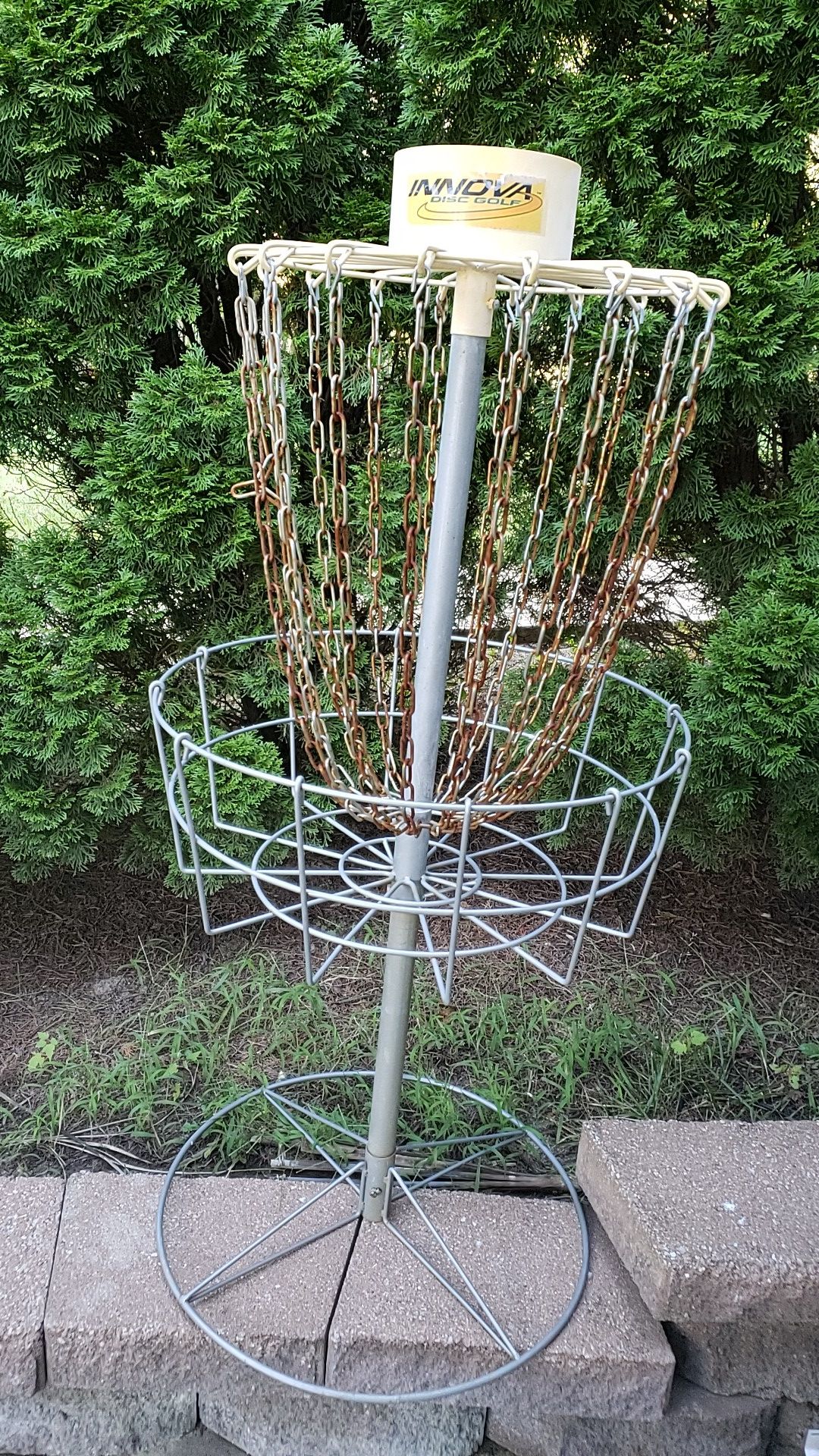Innova disc golf basket / goal, regulation official frisbee , heavy ...