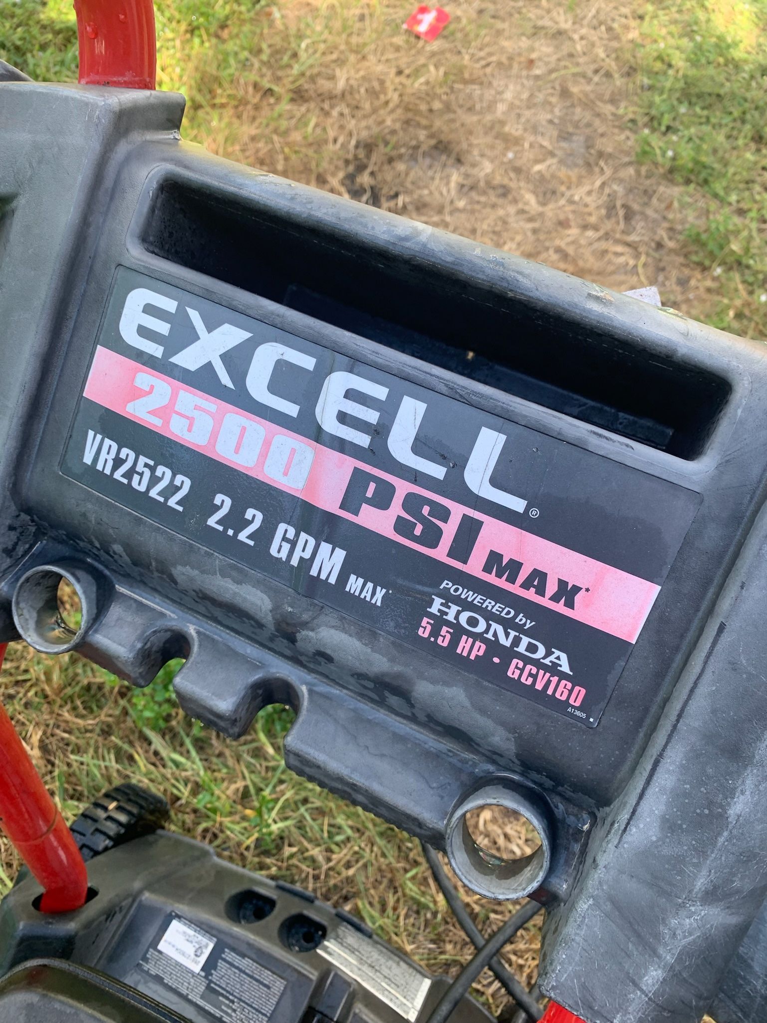 HONDA MOTOR Excell 2500 PSO MAX GASOLINE PRESSURE WASHER with Honda 5.5 ...