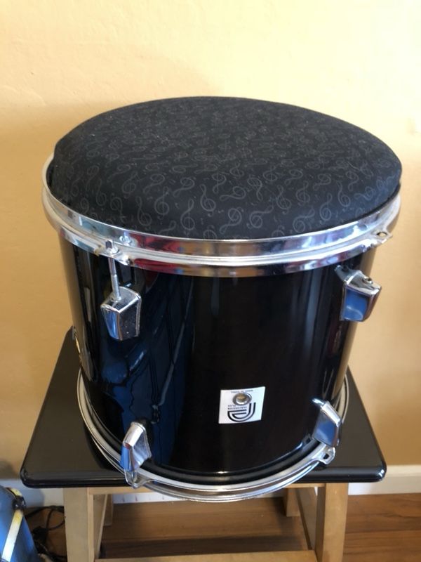 Floor Tom Tom drum kit made into a seat. Works great for adults or kids ...
