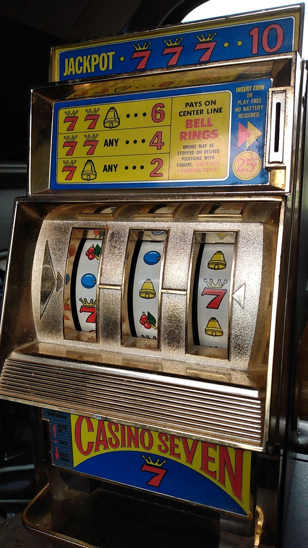 Vintage 1970s CASINO SEVEN slot machine for Sale in Monroe, WA - OfferUp