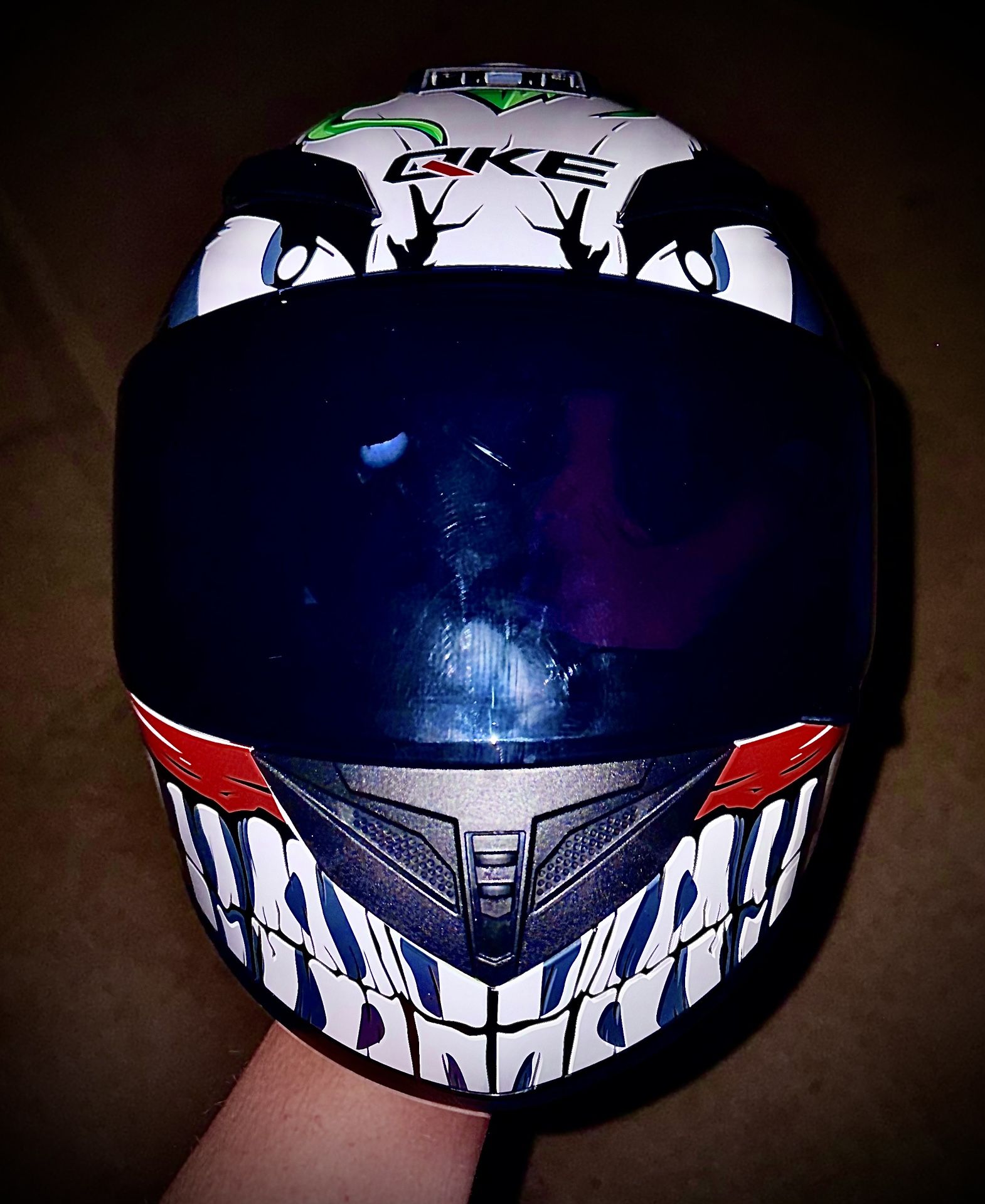 Men’s/Women’s Motorcycle Helmet – Joker Face Design for Sale in Corona ...