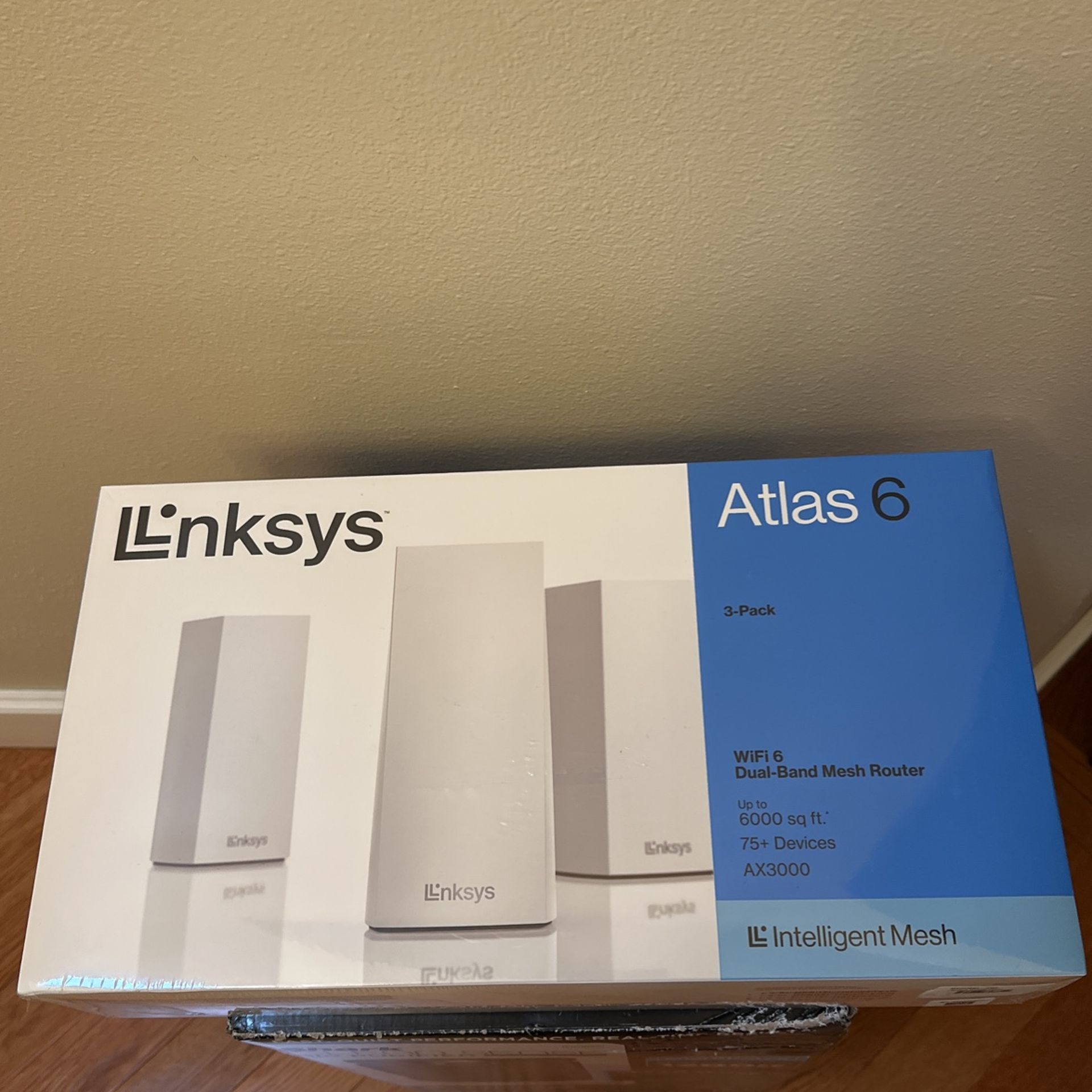 Linksys Atlas WiFi 6 Router Home WiFi Mesh System, 3-Pack for Sale in ...