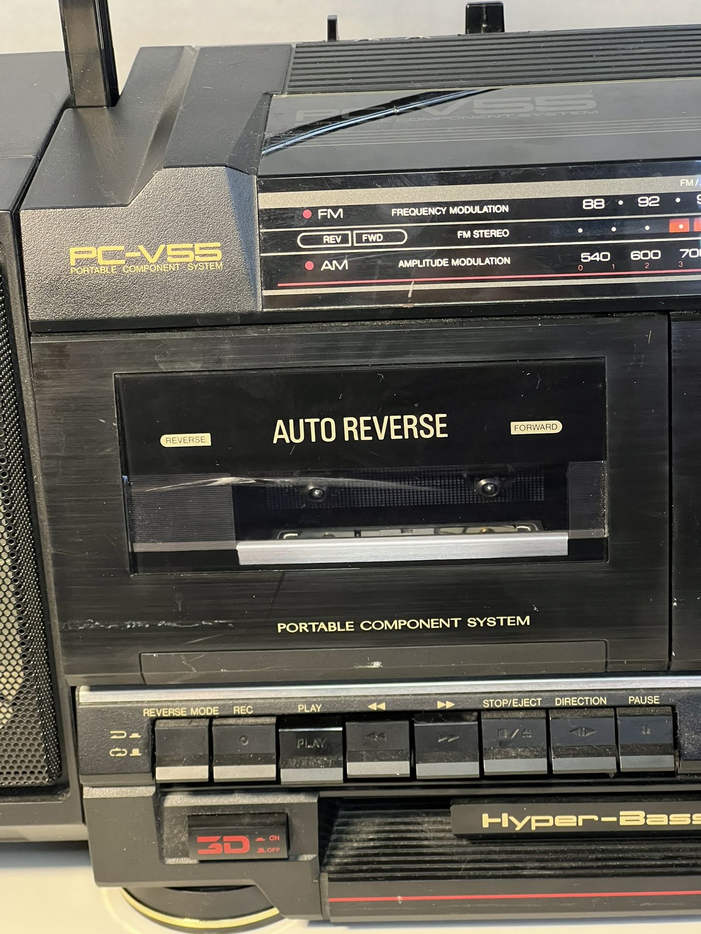 JVC PC V55 AM/FM Hyper Bass Equalizer Boombox for Sale in Vineland, NJ ...