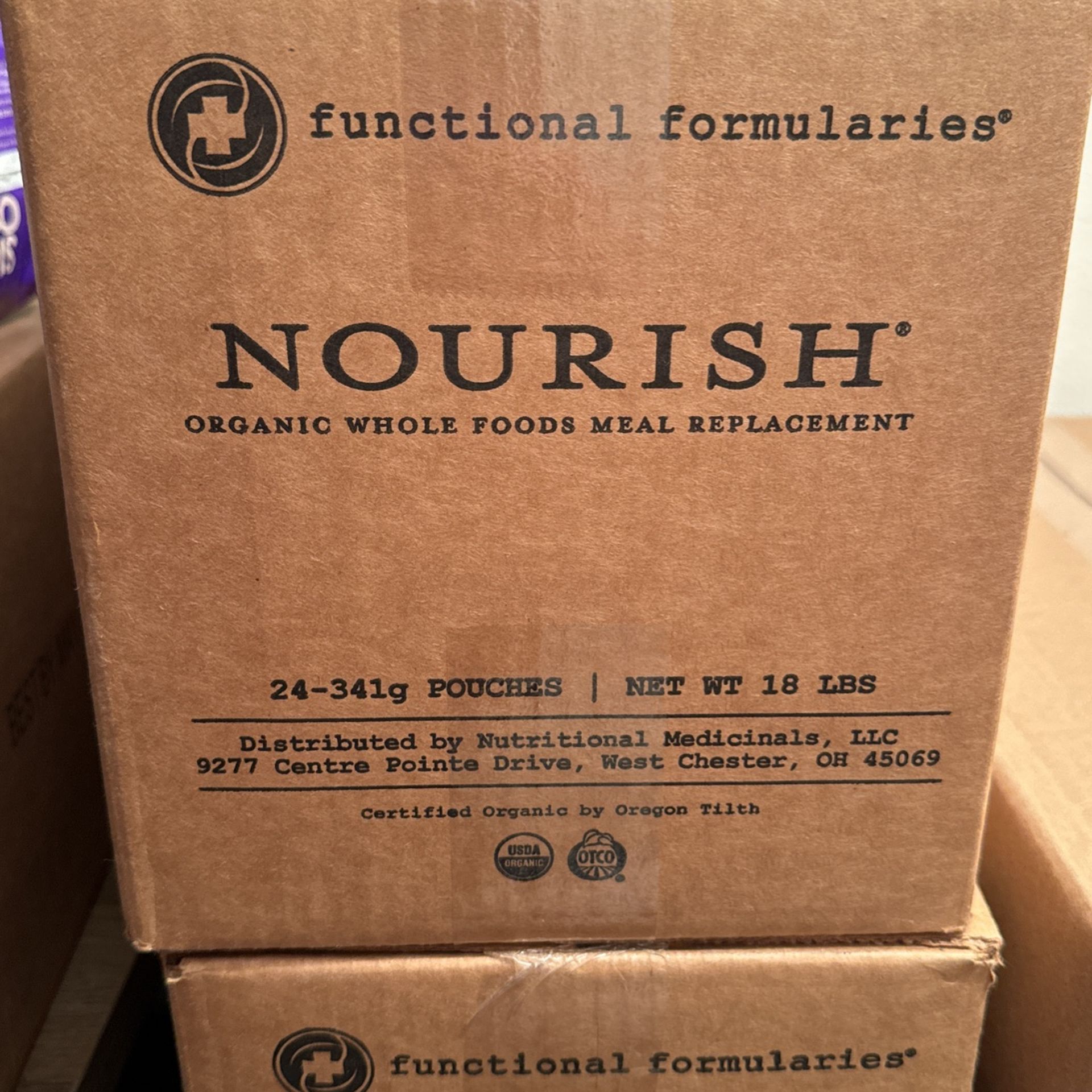 ️ 24 pouches - Organic Nourish Feeding Tube Functional Formularies for ...