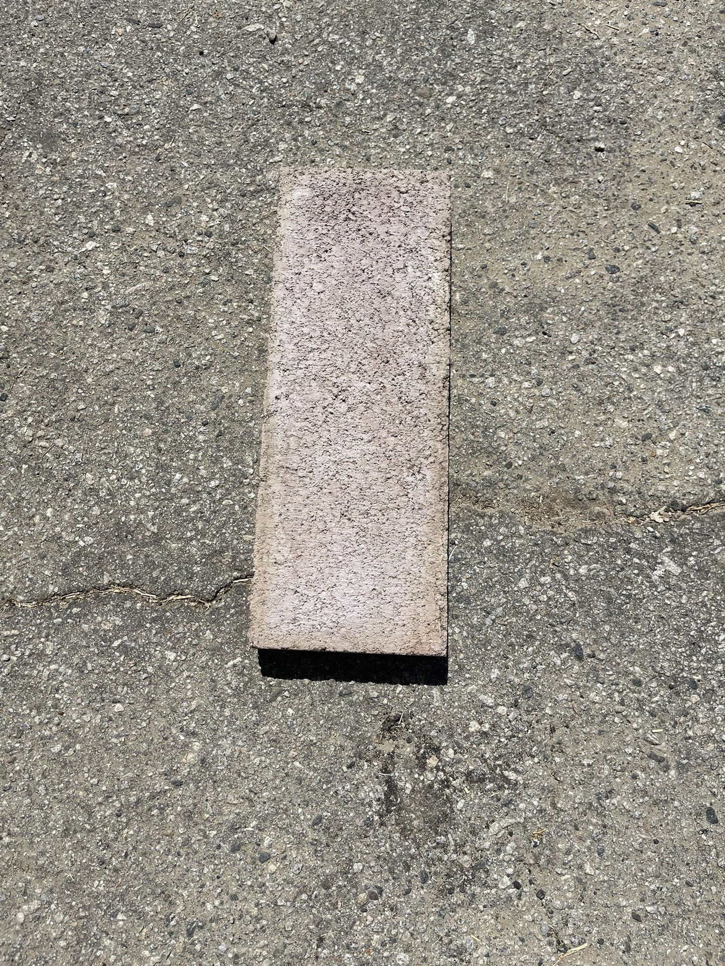 LIGHT PINK 6" BLOCK CAPS WALL CEMENT CONCRETE BRICK CMU BLOCK MASONRY 6 ...