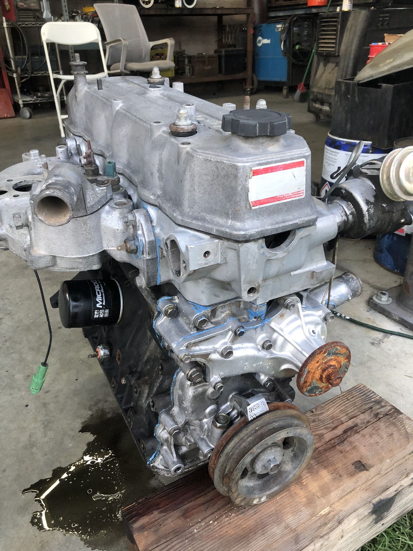 Toyota 22r Engine With Rebuilt Head But The Bottom Needs Rebuilt for ...