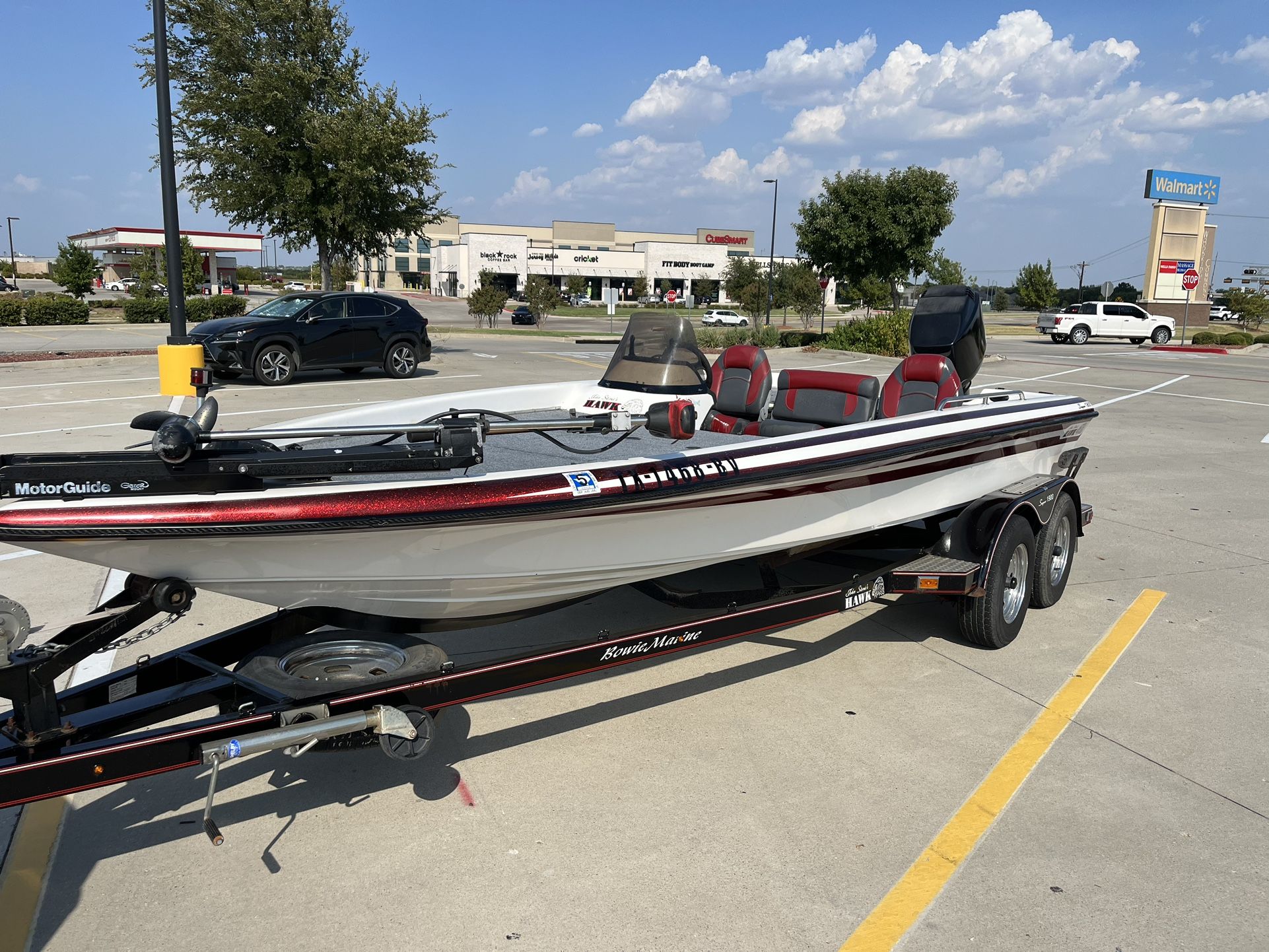1997 Hawk Bass Boat 20ft With 175hp Mercury for Sale in Wylie, TX - OfferUp