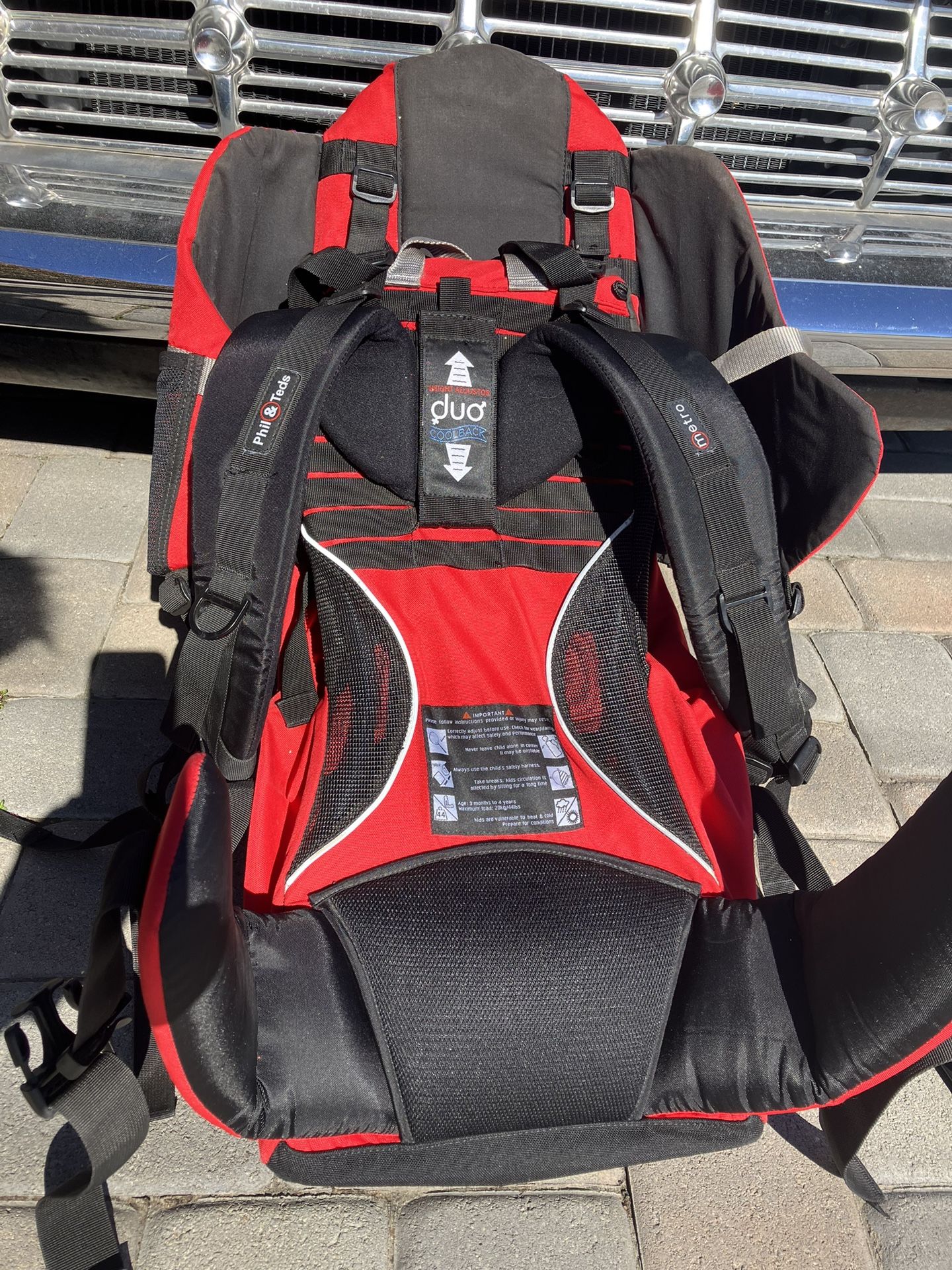 Phil & Teds Metro Child/baby Backpack,carrier for Sale in Costa Mesa ...