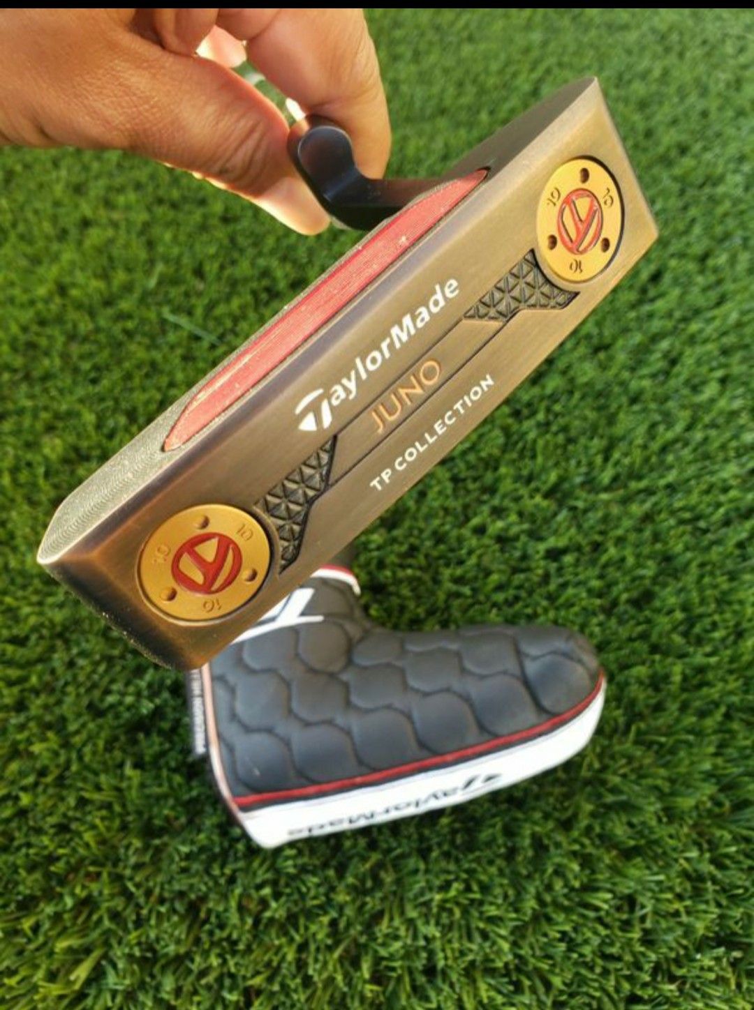 TAYLORMADE TP BLACK COPPER JUNO PUTTER W/ SUPERSTROKE GRIP for Sale in ...