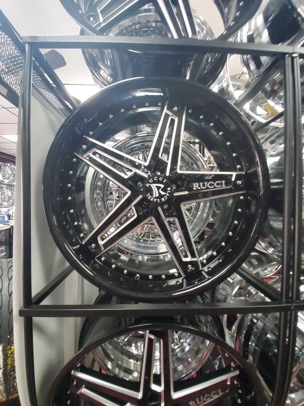 24" Rucci Black Label Wheel And Tire Package Financing Available! for ...