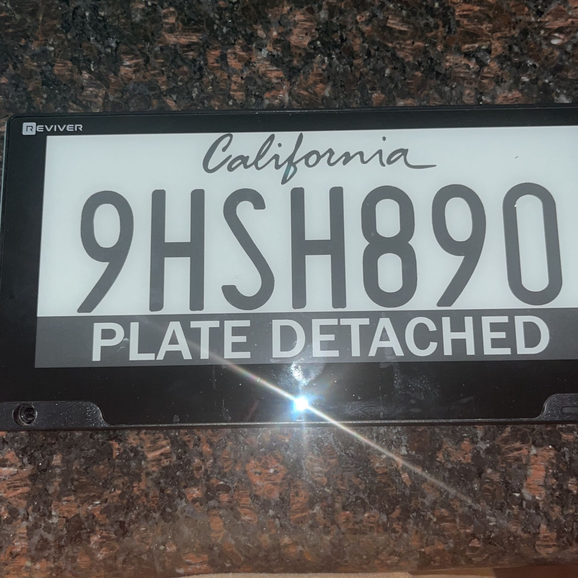 Reviver Digital license Plate. for Sale in Garden Grove, CA - OfferUp