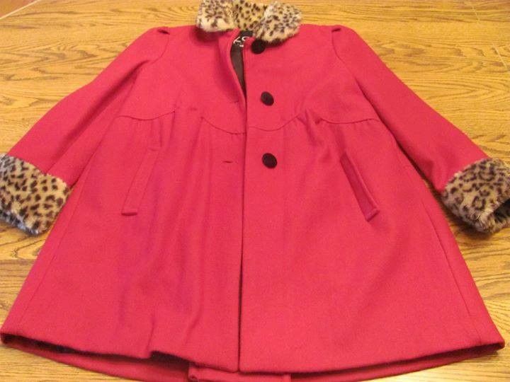 KC Collections Girls Coat Red/Faux Leopard Size 6 for Sale in Ind Head ...