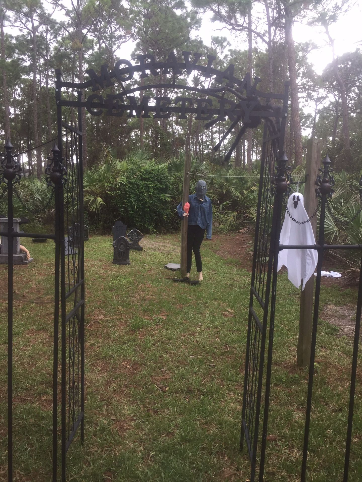 Halloween Prop Cemetery Entrance and fence for Sale in Fort Lauderdale ...