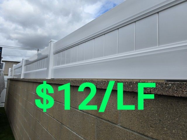 Block Brick Wall Topper More Privacy Wall Extension Wall White Tan ...