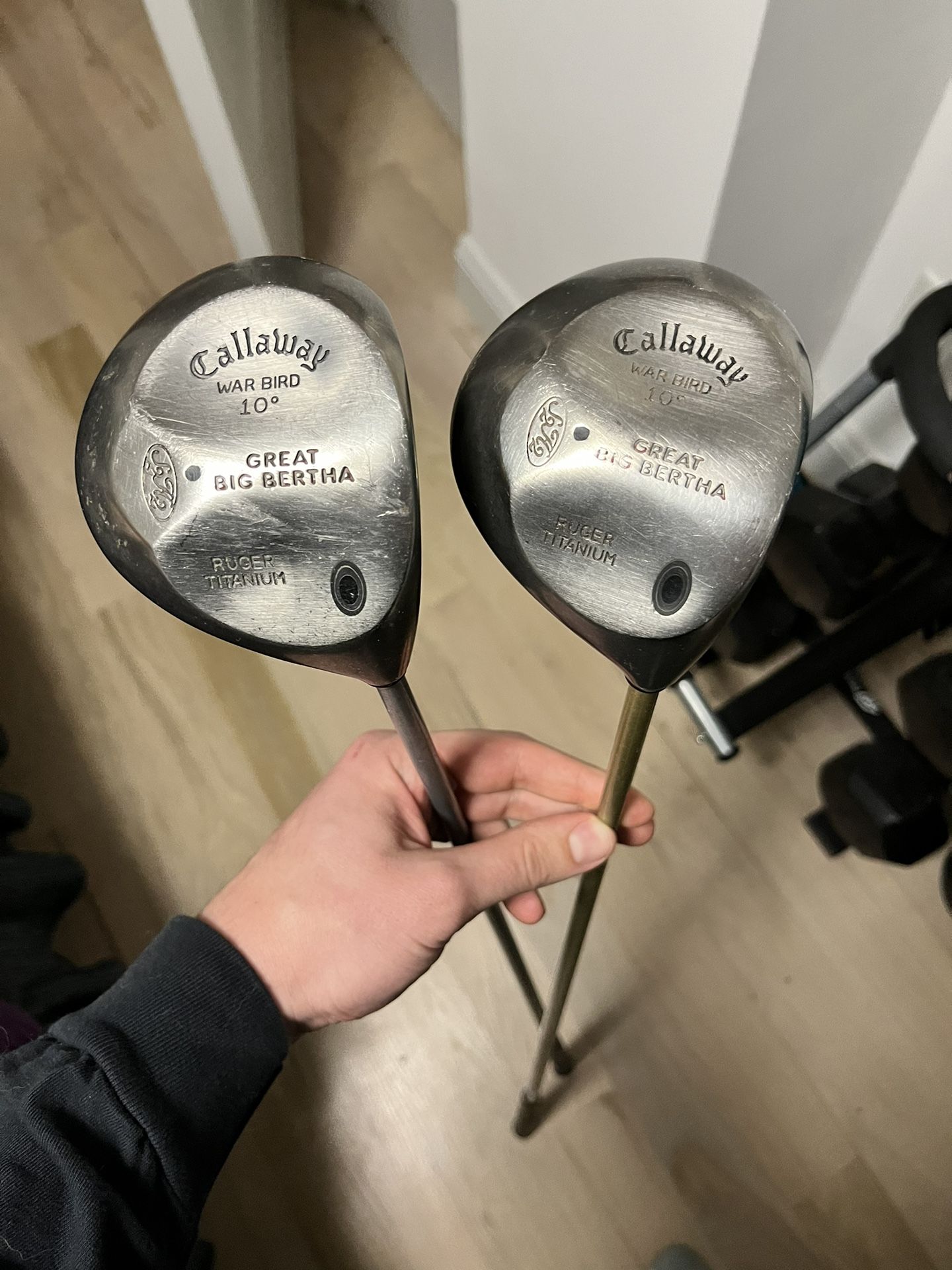 Two Callaway Big Bertha Wood Driver Golf Clubs for Sale in Brooklyn, NY ...