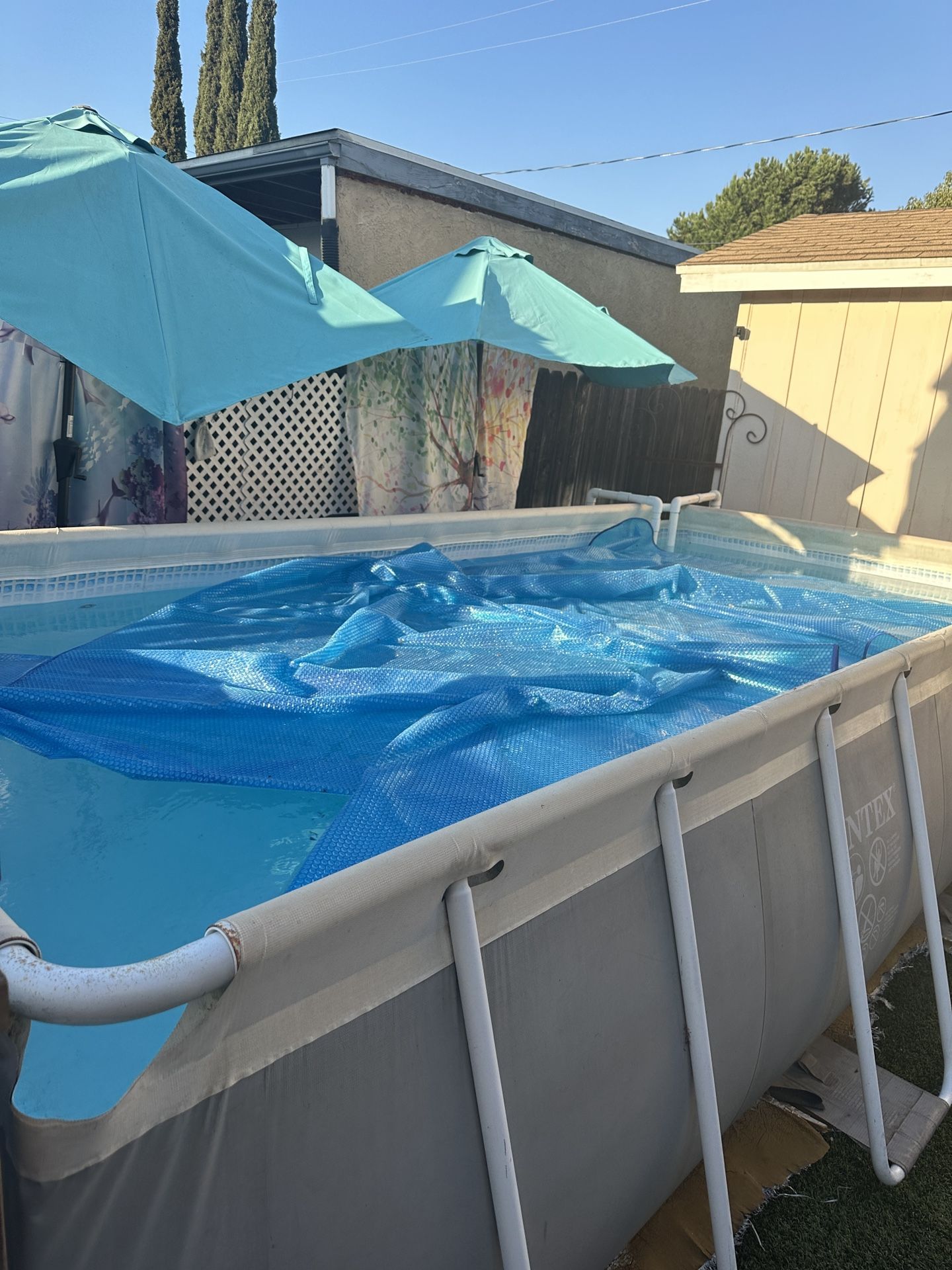 18x9 intex Pool Custom Filter/pump for Sale in Burbank, CA - OfferUp