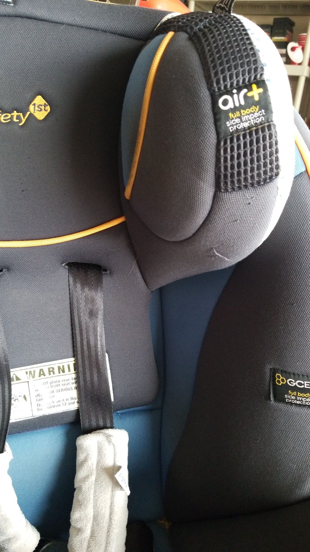 Safety 1st carseat with "Air + full body side impact protection" for ...