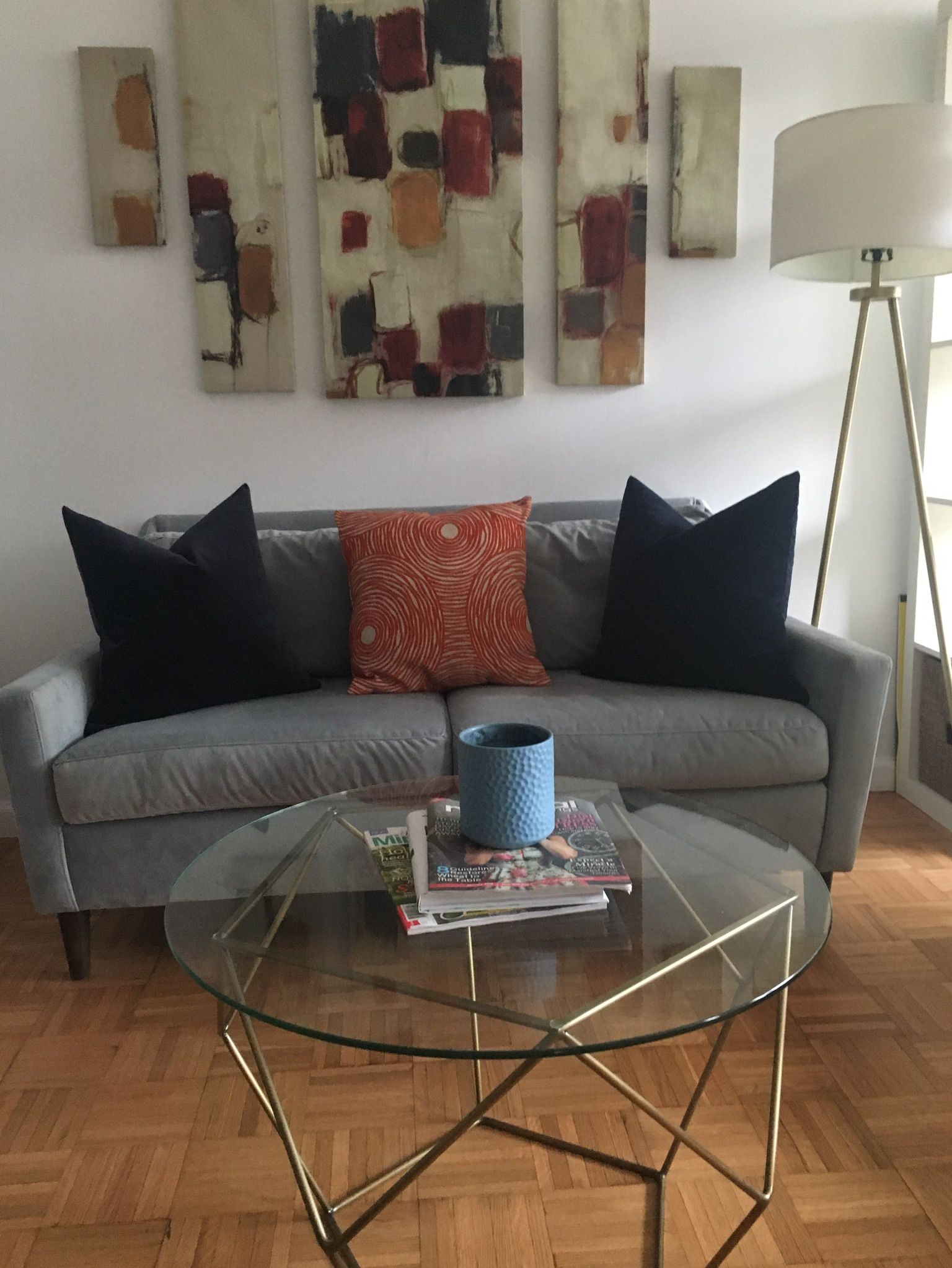 West elm everett loveseat store