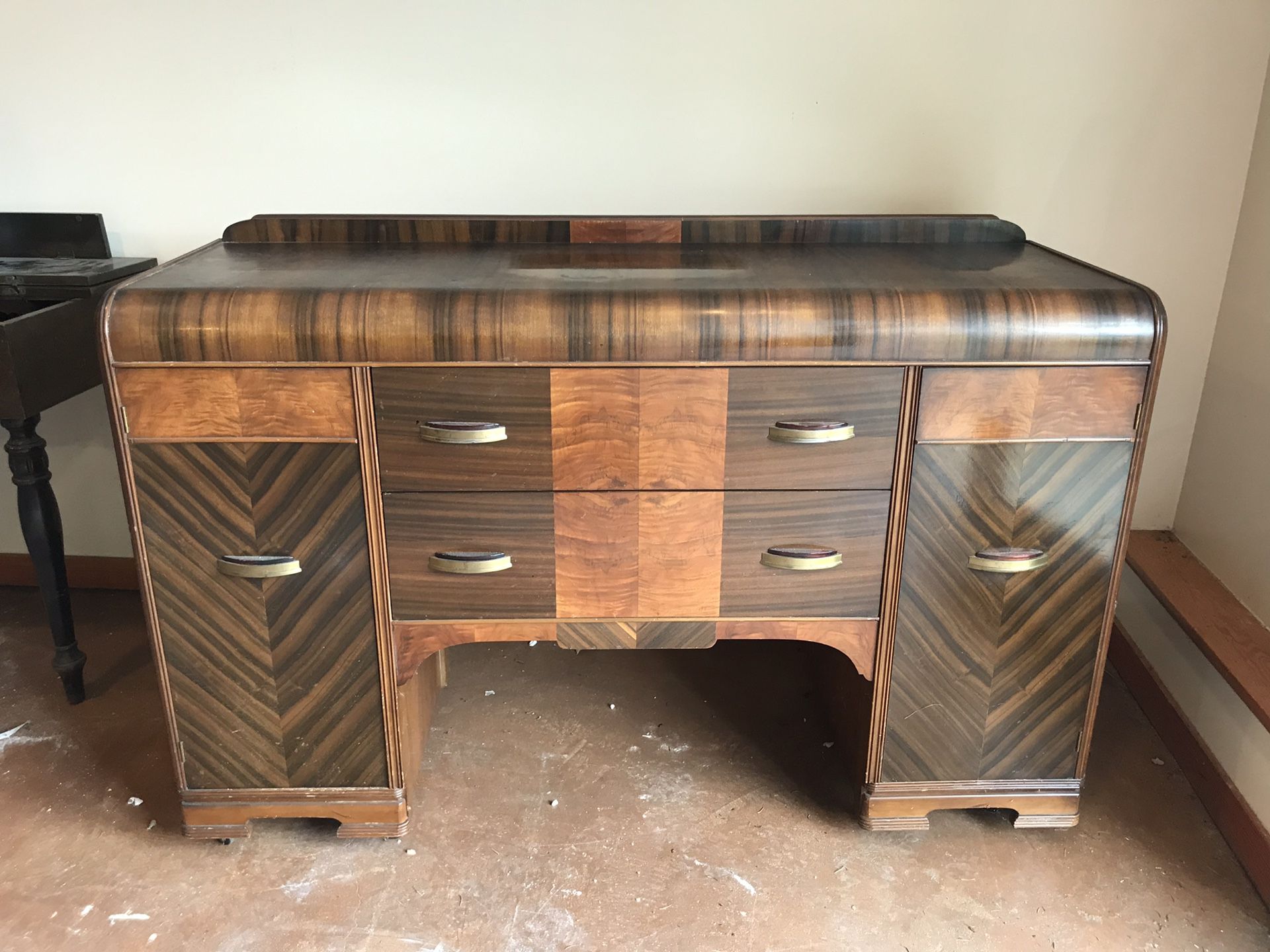 Vintage Waterfall Buffet/Sideboard Table for Sale in Redmond, WA - OfferUp