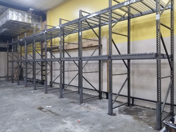 Heavy duty pallet rack 12ft high 4 ft and 8 ft wide many available I ...